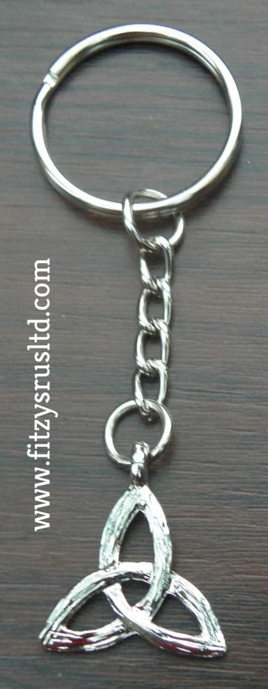 Celtic Knot Keyring Triangle Trinity Triquetra Key Ring