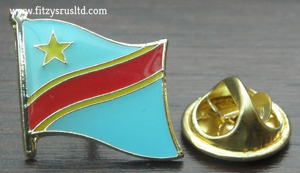 Congo Flag Lapel Hat Cap Tie Pin Badge Rpublique dmocratique du Congo ...