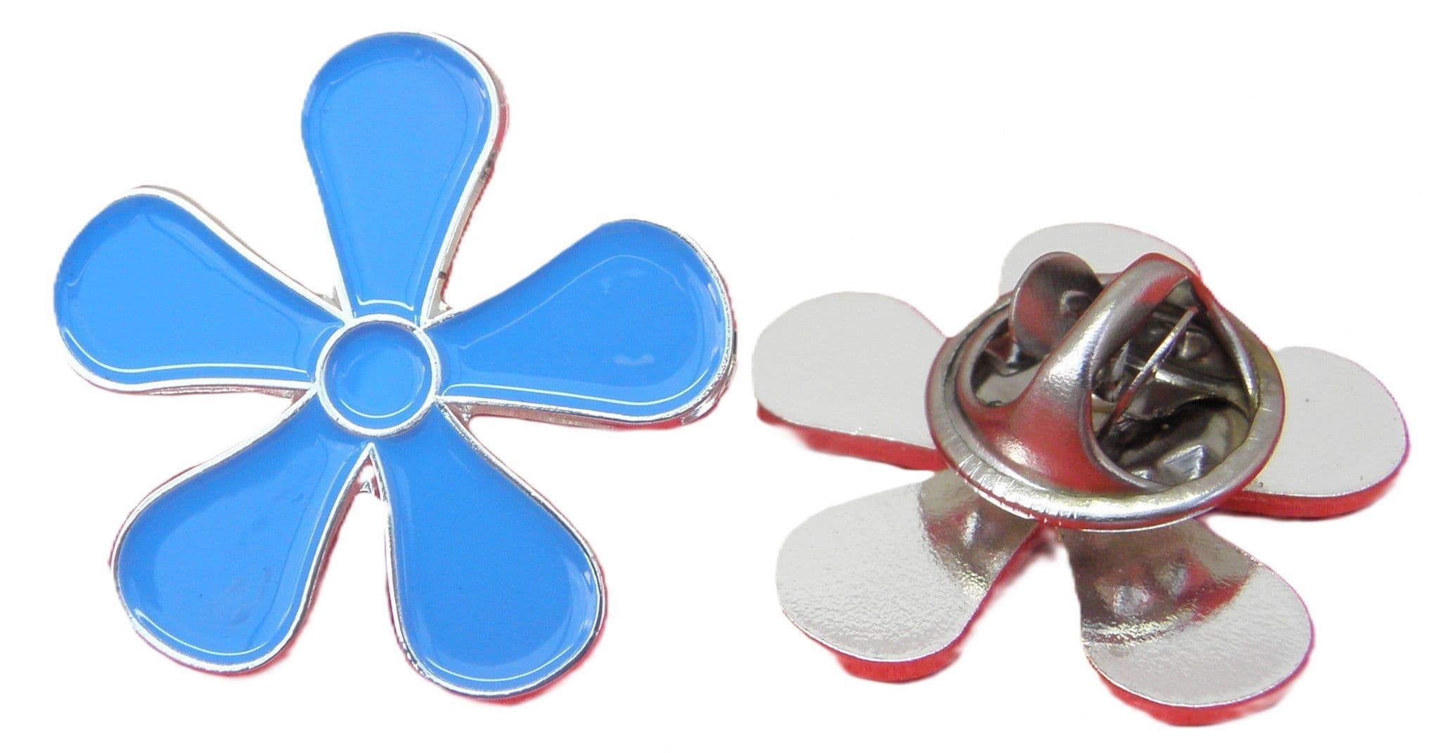 Forget Me Not Lapel Cap Hat Tie Pin Badge Forgetmenot Masonic freemason ...