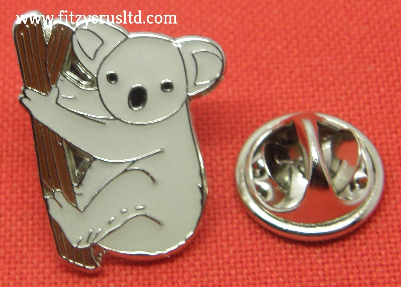 Koala Bear Lapel Pin Badge Cute Cuddly Animal Lovers Brooch