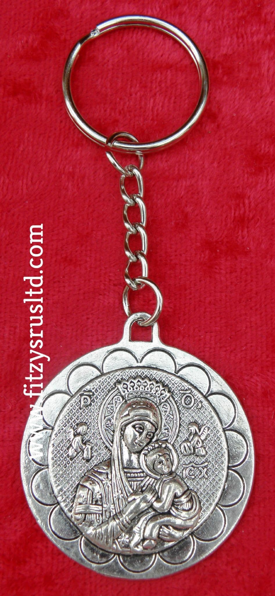 Mary & Jesus Key Ring Keyring Catholic Religious