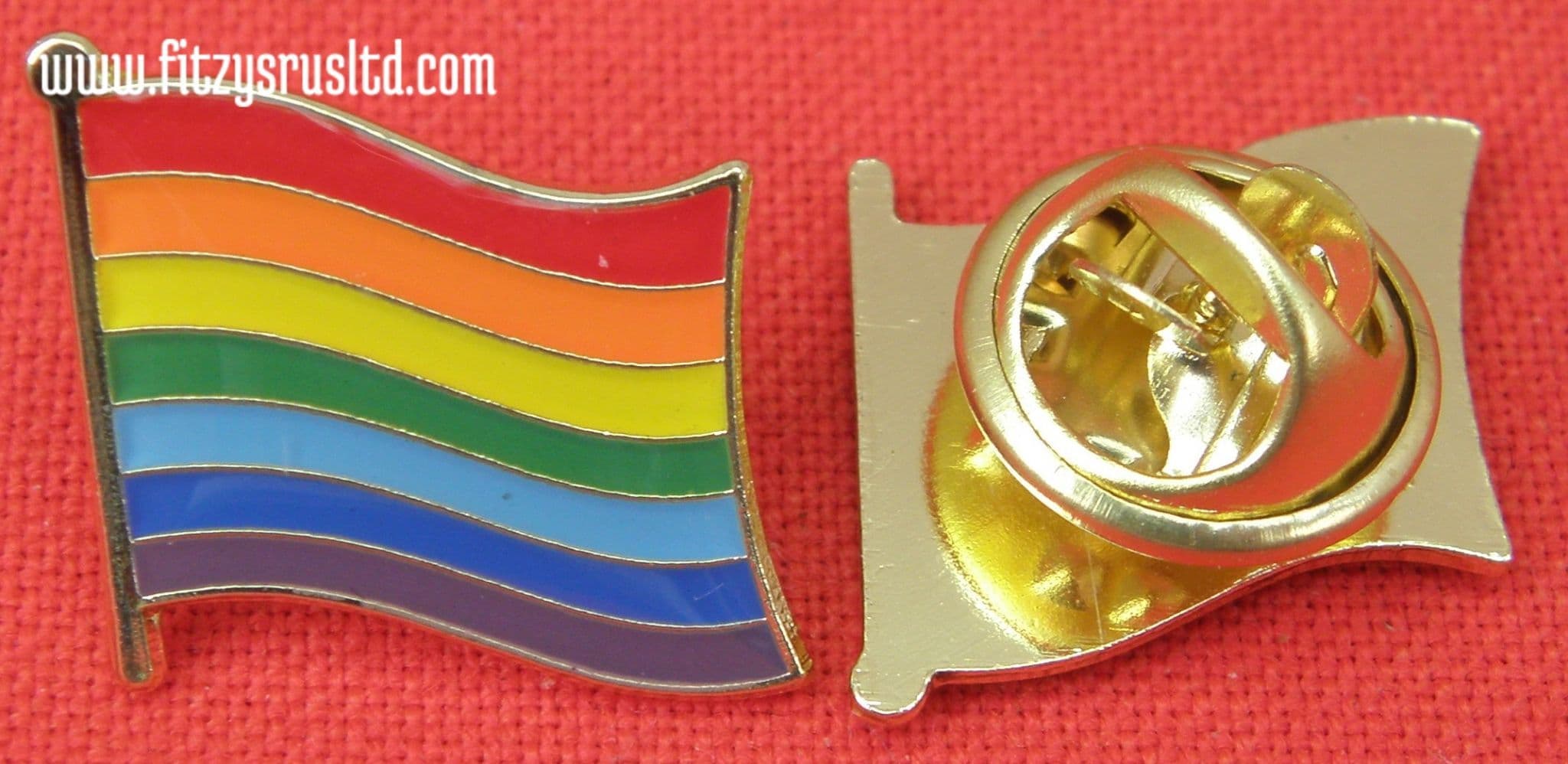 Rainbow Flag Lapel Pin Badge Multicoloured Peace Unity and Diversity ...