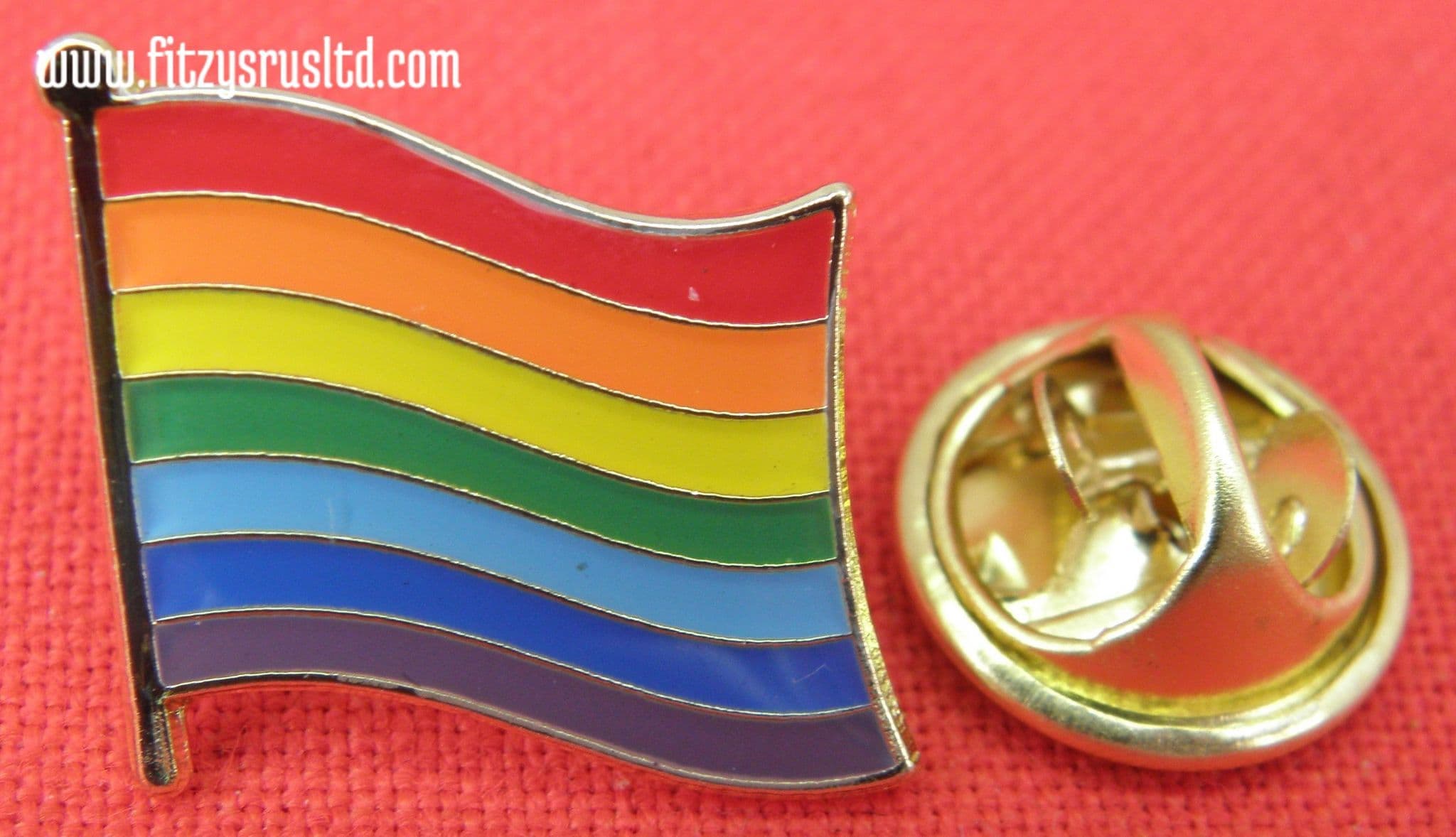 Rainbow Flag Lapel Pin Badge Multicoloured Peace Unity and Diversity ...