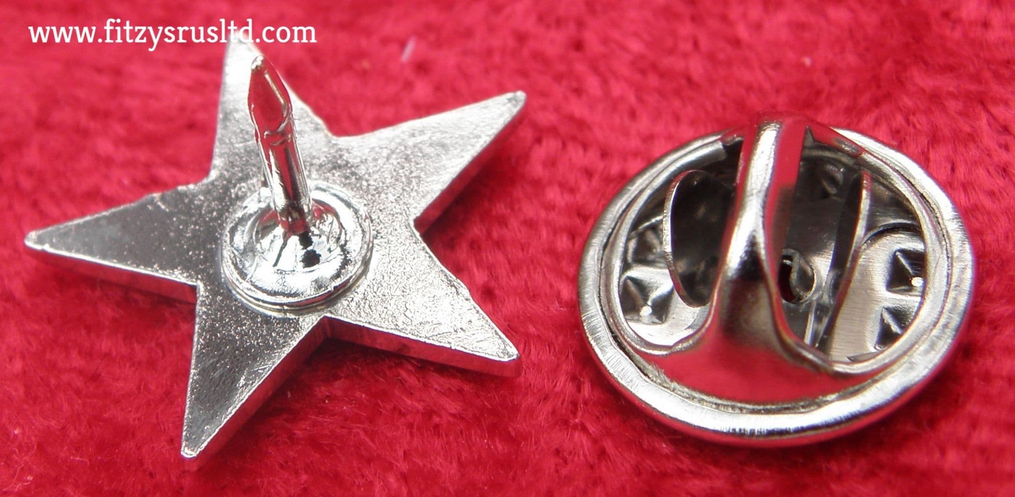 Star Lapel Pin Badge School Form House Various Colours Award Brooch 5 Pointed