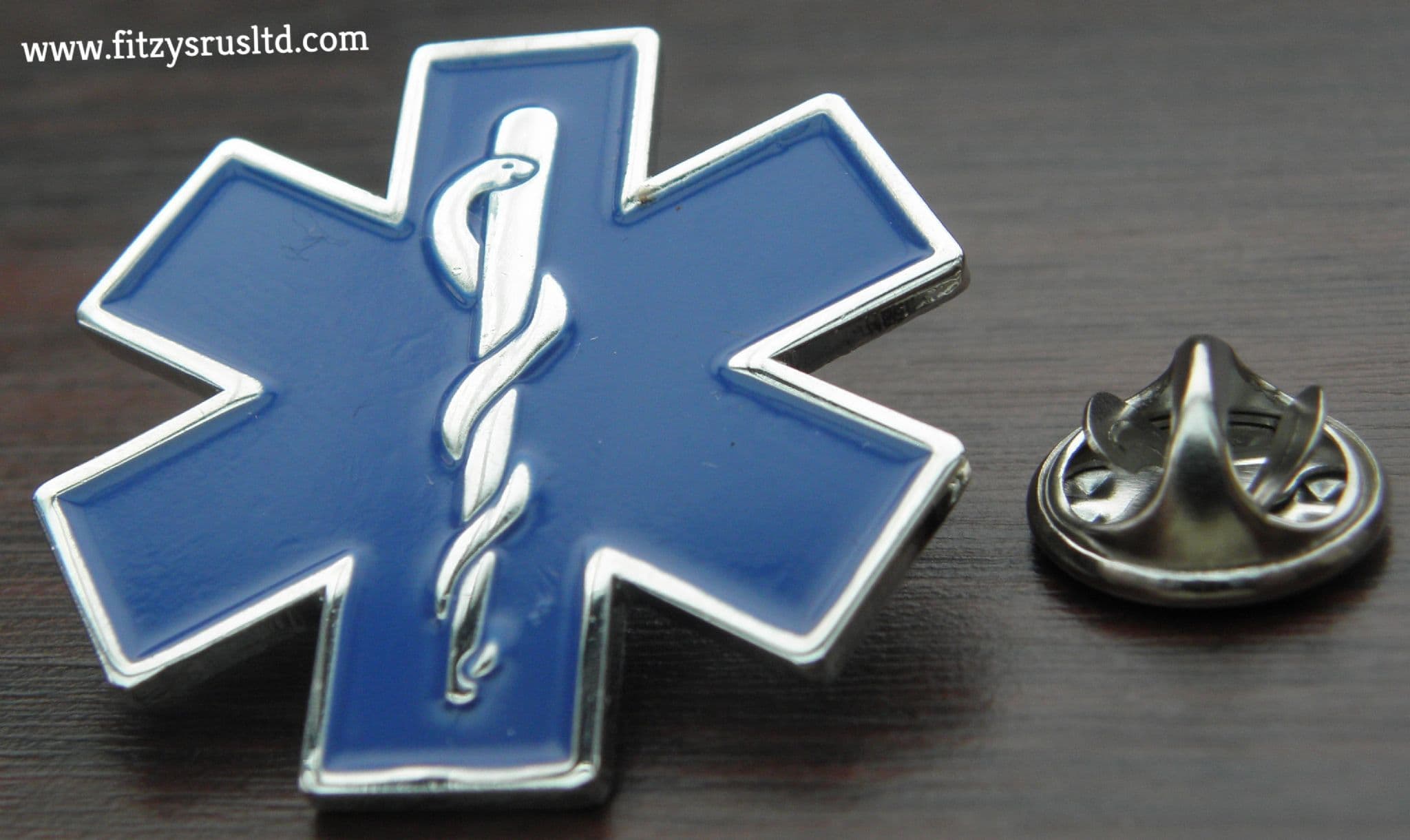 Star of Life Pin Badge Medical Symbol Brooch Caduceus Ambulance Paramedic