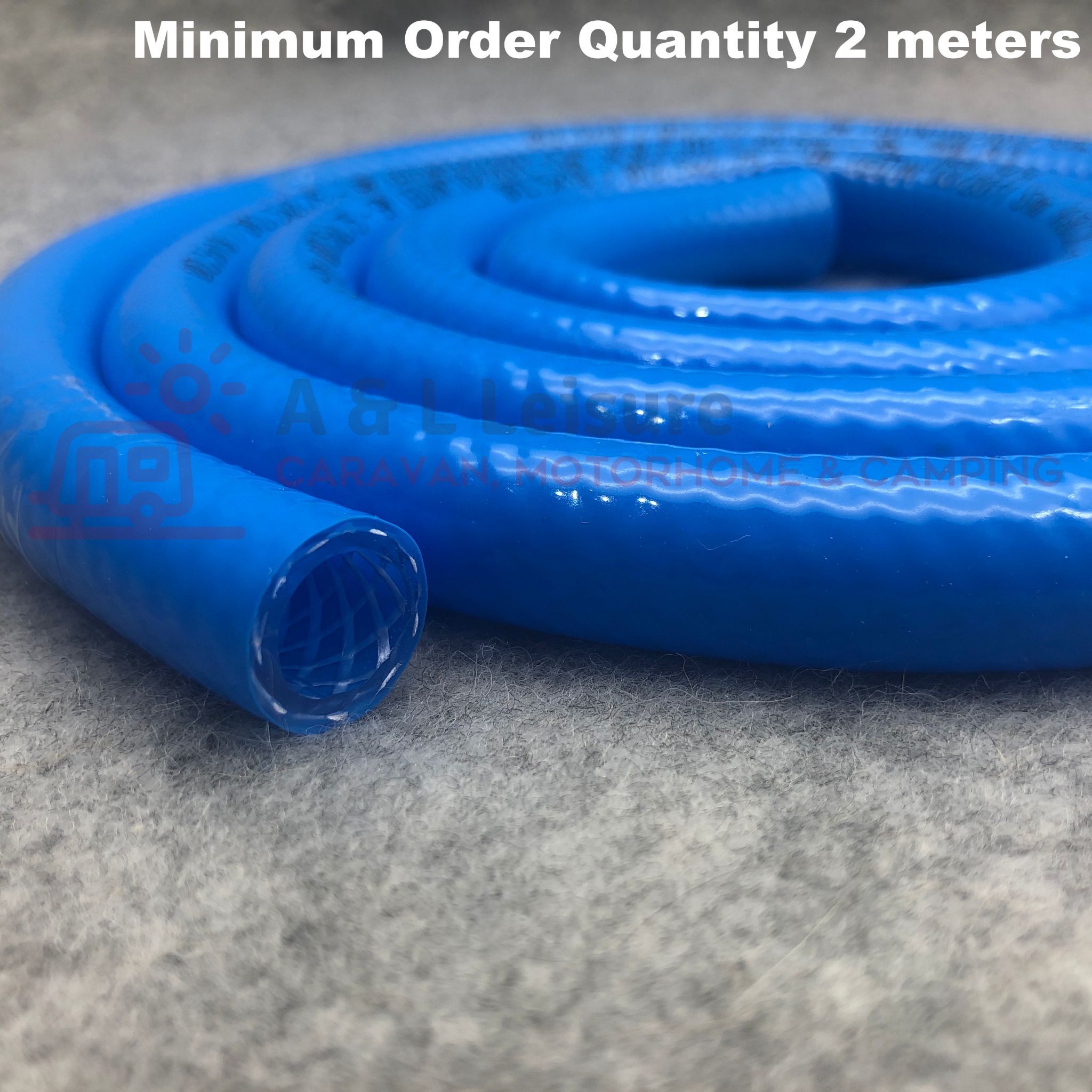 12mm 1/2 Blue Food Grade Hose Pipe - MIN ORDER 2 MTR