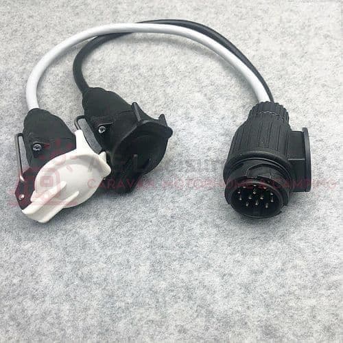 13-Pin Plug To 12N 12S 7-Pin Adaptor Lead