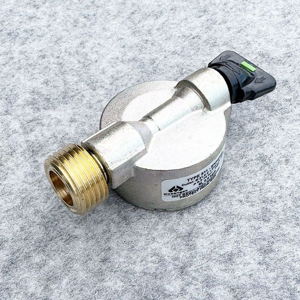 21mm Clip-on Gas Bottle Adaptor to Butane Pigtail 109 Outlet