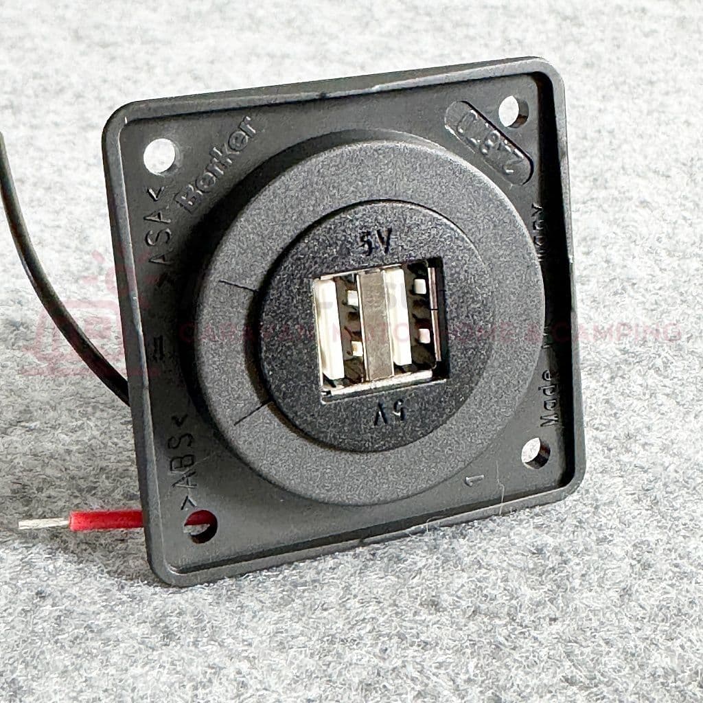 Berker 12v Twin USB Charging Point