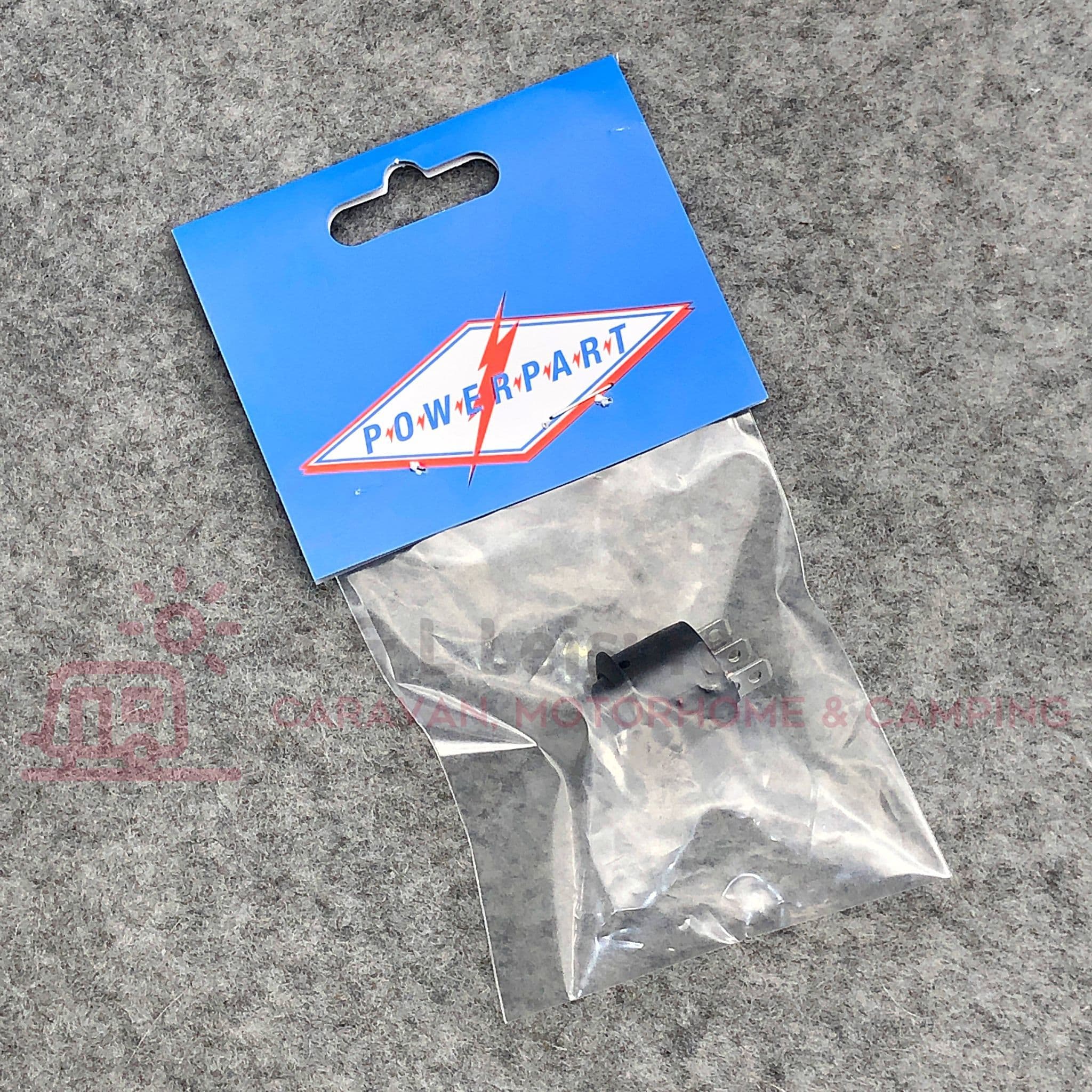 Black Circular Centre Off Rocker Switch