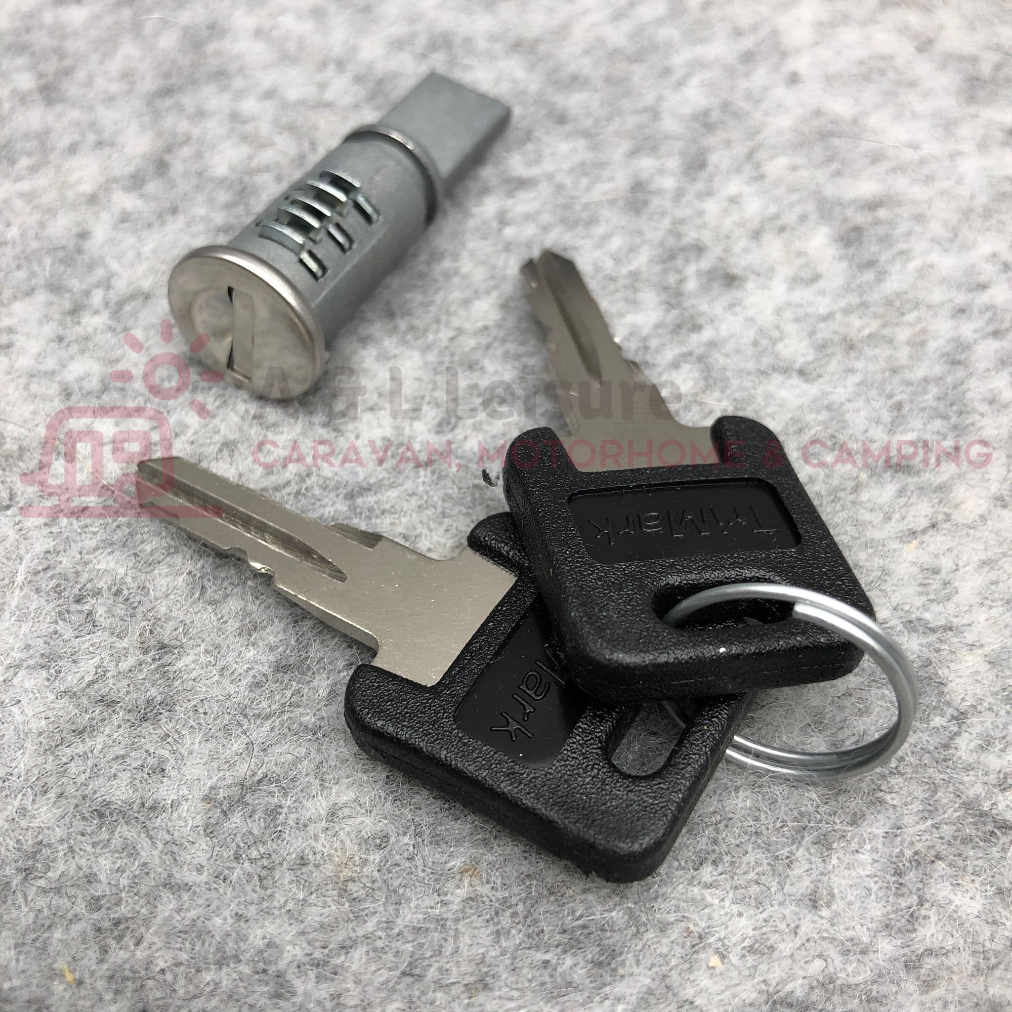 Caravan Motorhome Gas Battery Door With Barrel & 2 Keys - Long Tang