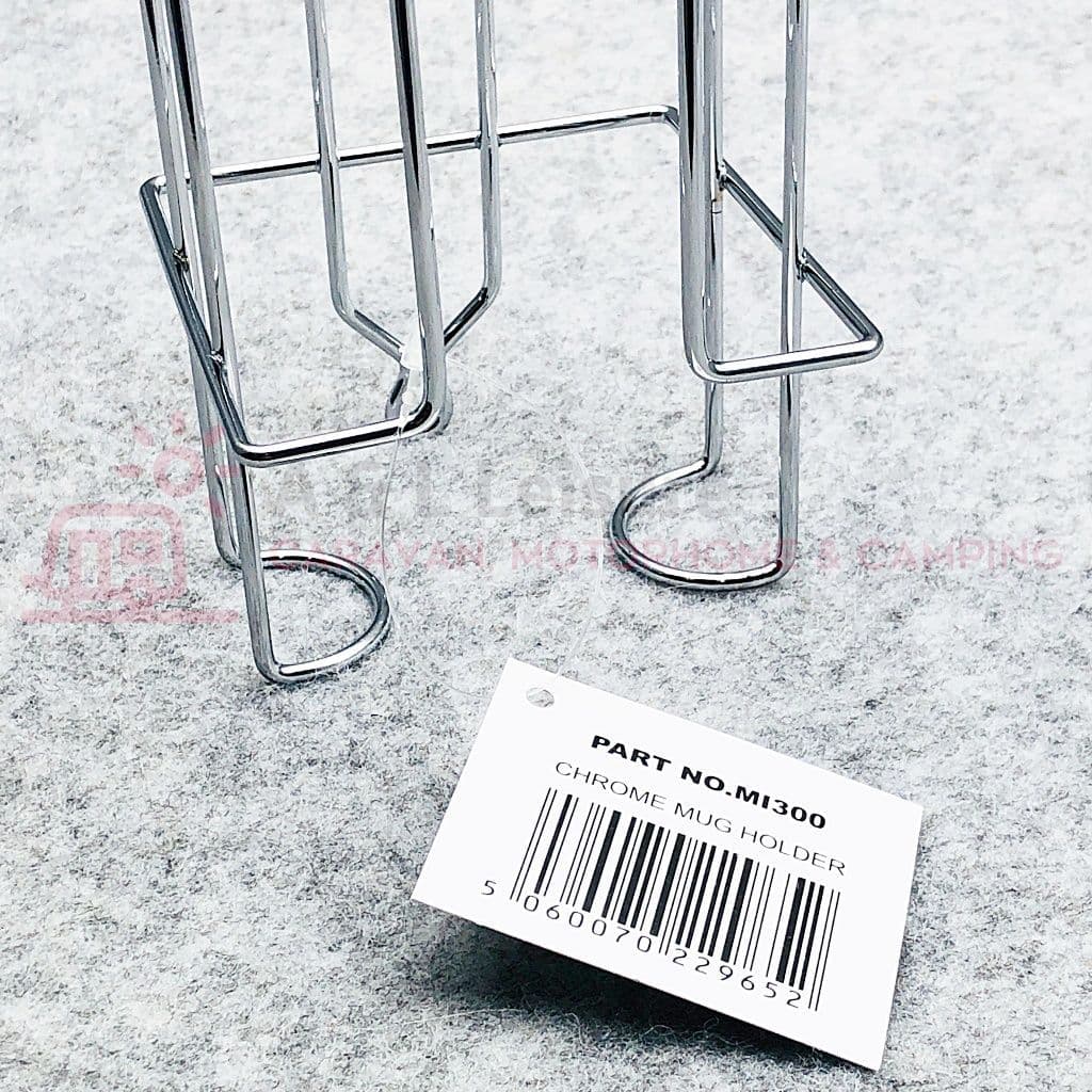 Caravan Motorhome Mug Cup Holder Chrome