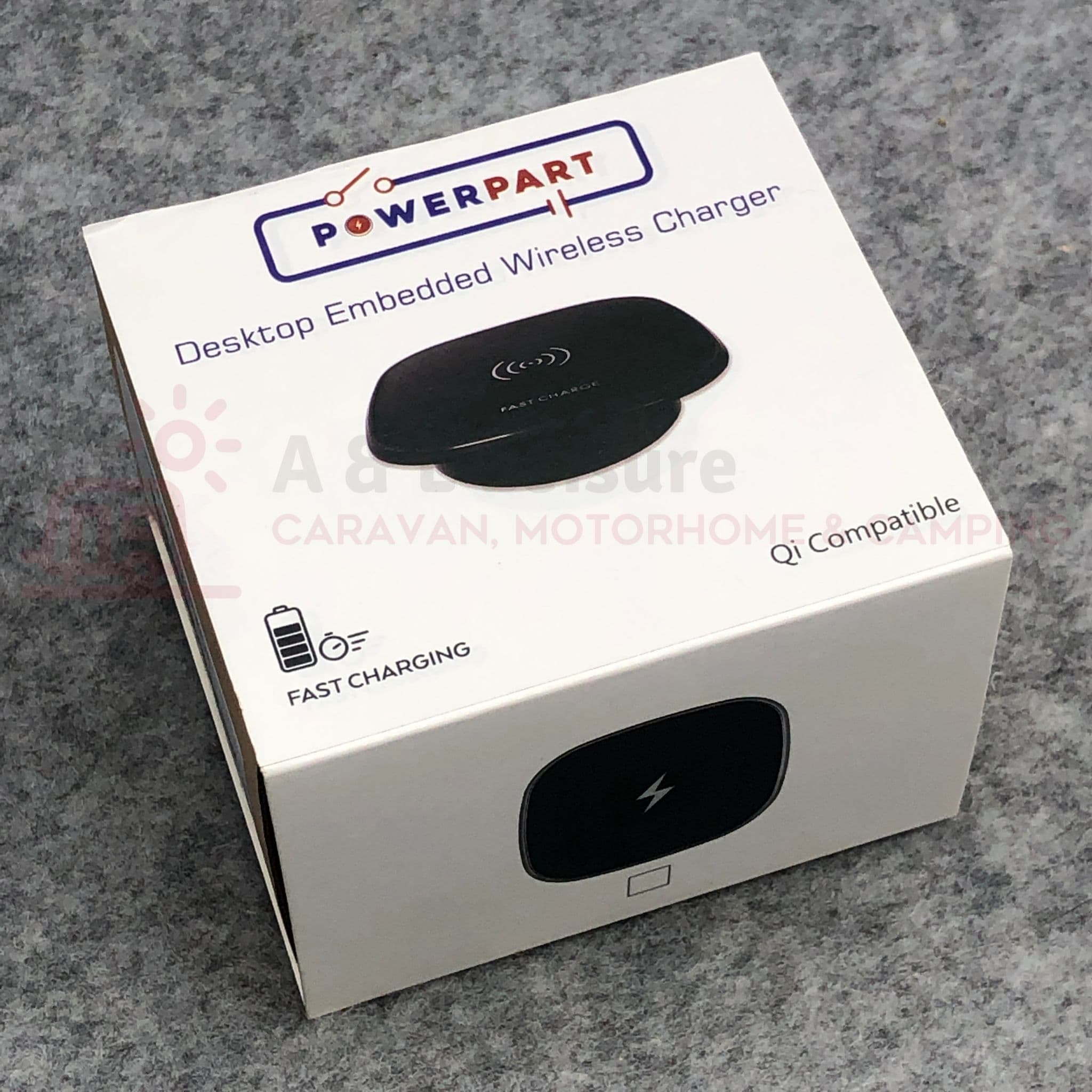 Caravan Motorhome Qi Wireless Charger 12v Flush Fitting