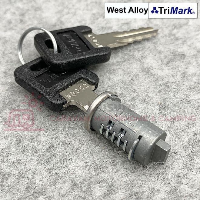Caravan Motorhome WD Lock Barrel 2 Keys Short Tang - WD199