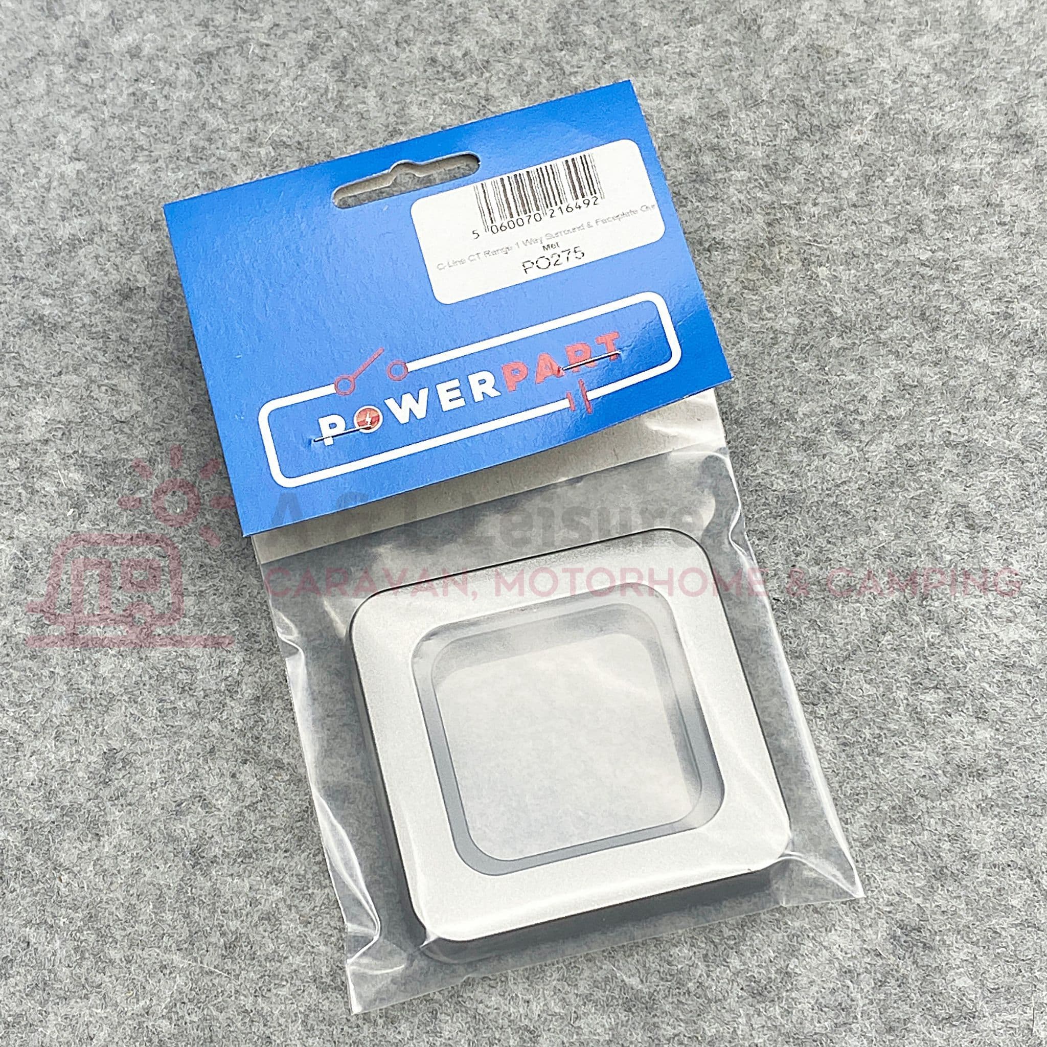 CBE 12v 4 Fuse Module Surround & Faceplate Gun Metal Grey - CT Range