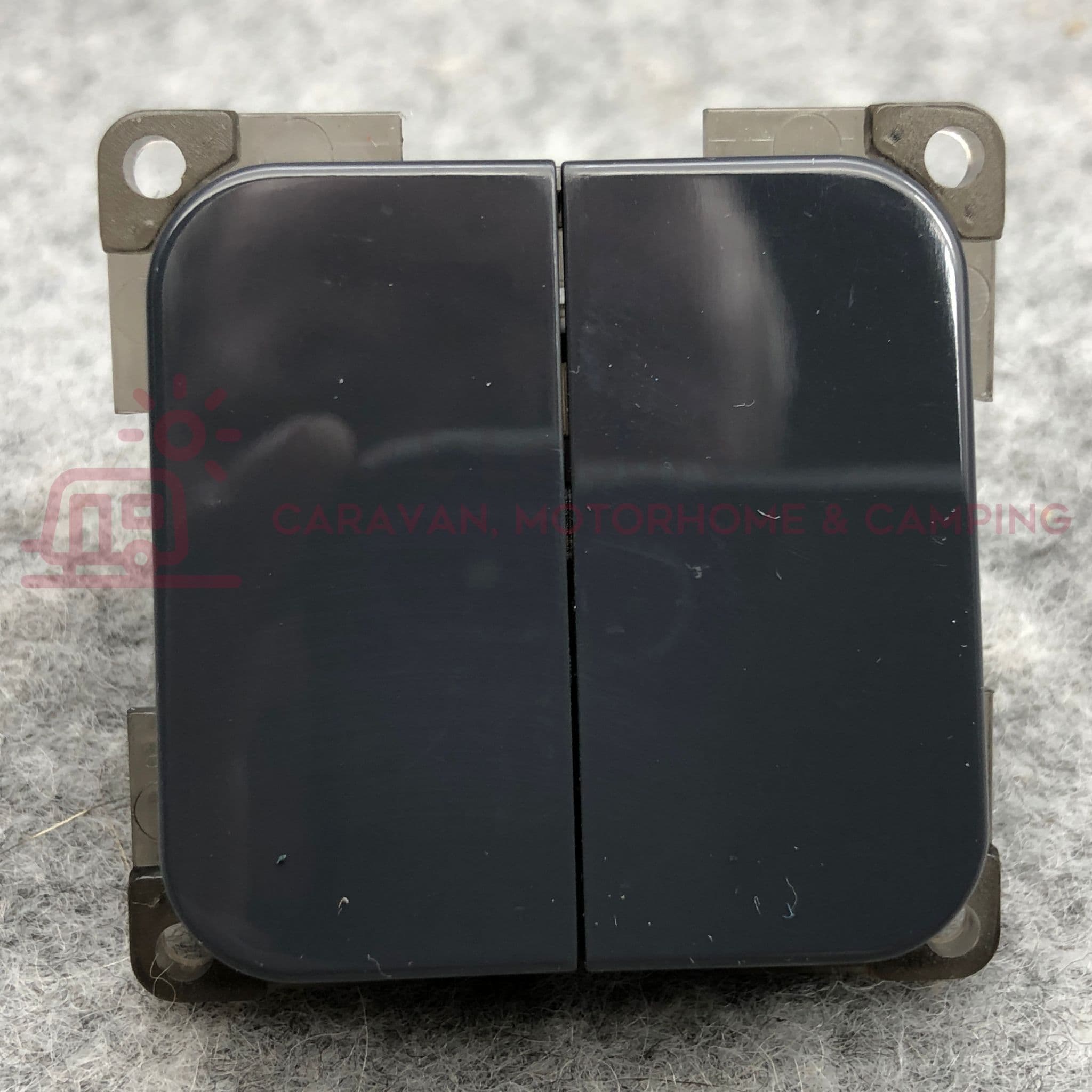 CBE C-Line 12 - 240v Double Switch 2-Gang