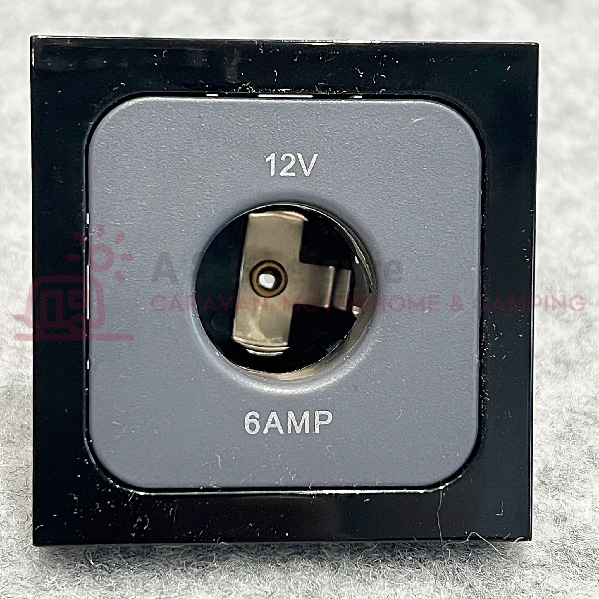 CBE C-Line 12V AUX Socket & Faceplate Gloss Black - CG Range