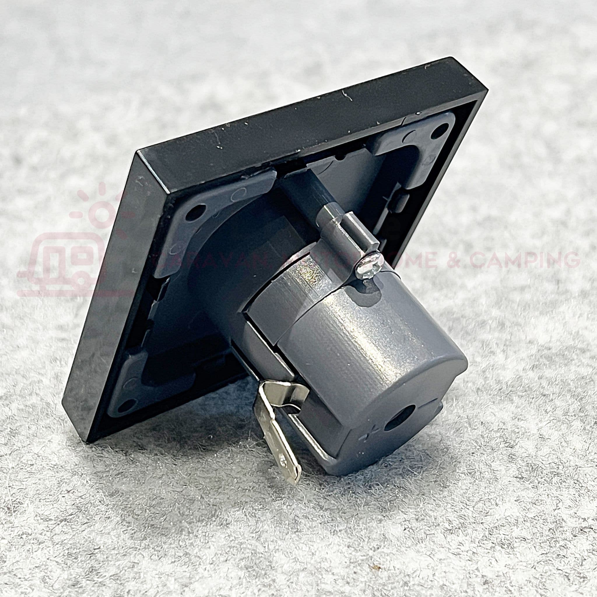 CBE C-Line 12V AUX Socket & Faceplate Gloss Black - CG Range