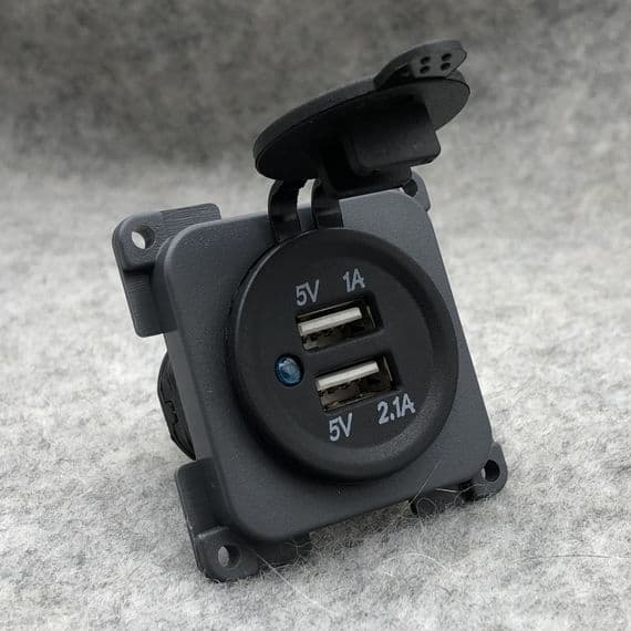 CBE C-Line 12v Twin USB Socket Modual