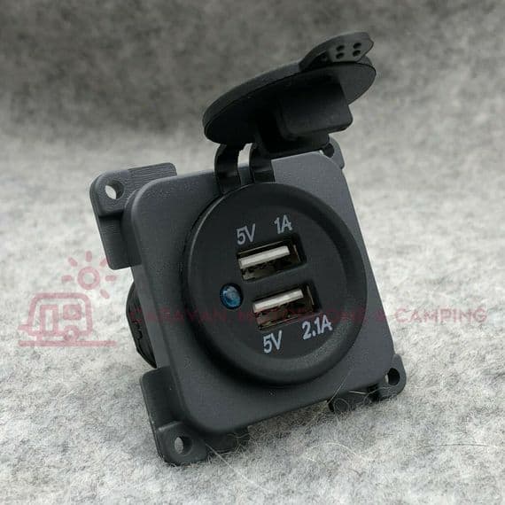 CBE C-Line 12v Twin USB Socket Modual