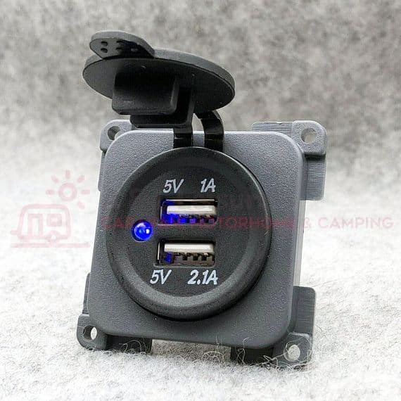 CBE C-Line 12v Twin USB Socket Modual