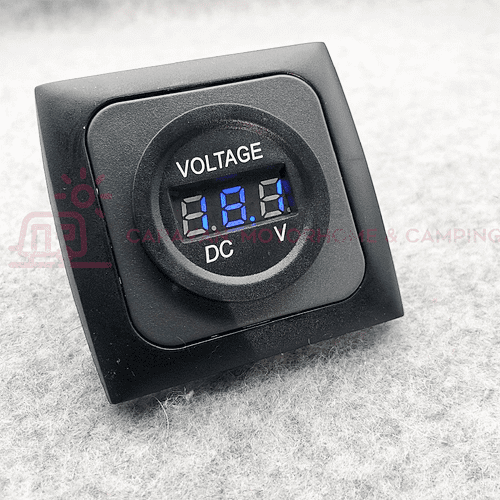 CBE C-Line Blue LED Volt Meter & Faceplate - CS Black Range
