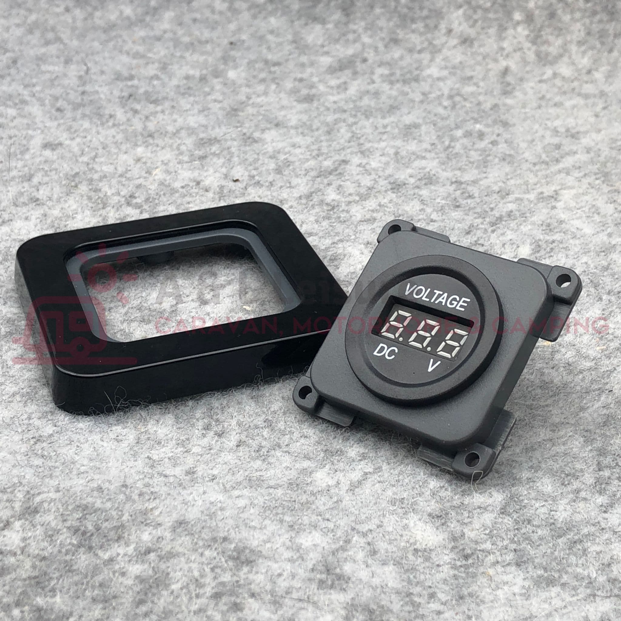 CBE C-Line LED Volt Meter Surround & Faceplate Gloss Black - CT Range