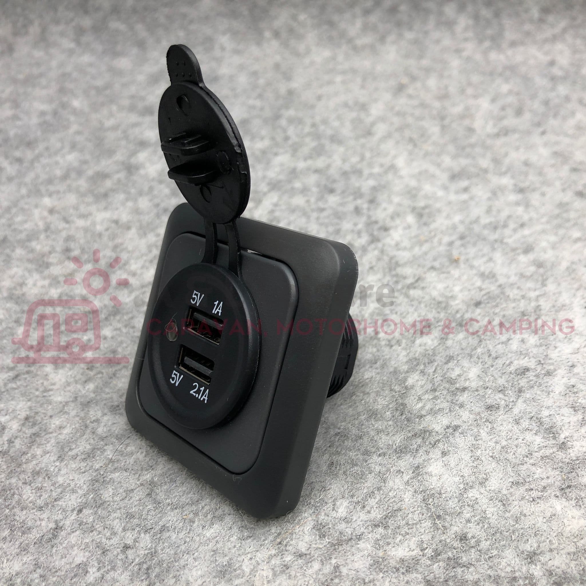 CBE C-Line Twin USB Socket & Faceplate - CSM Range