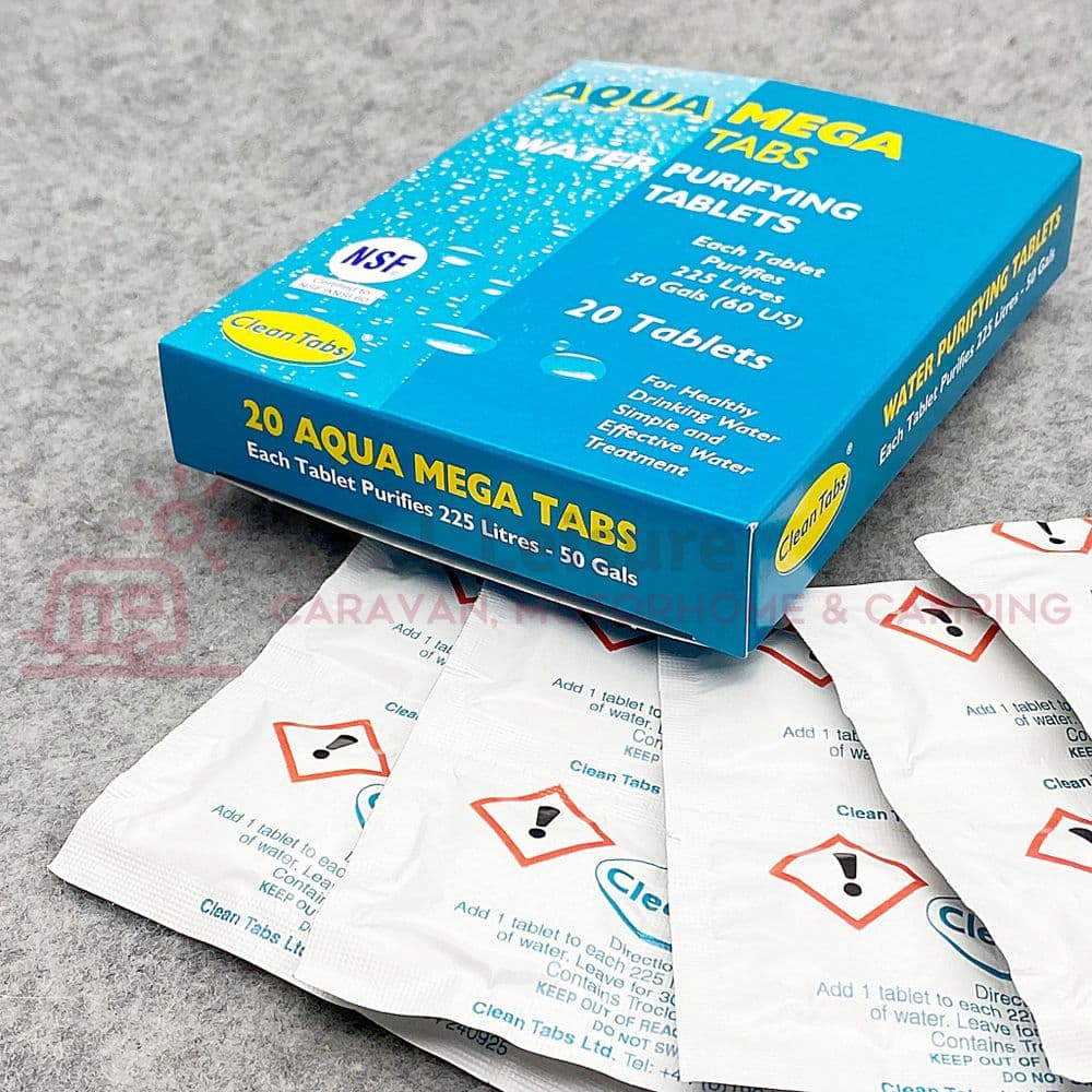 Clean Tabs MEGA Water Purification Tablets - Aqua Clean