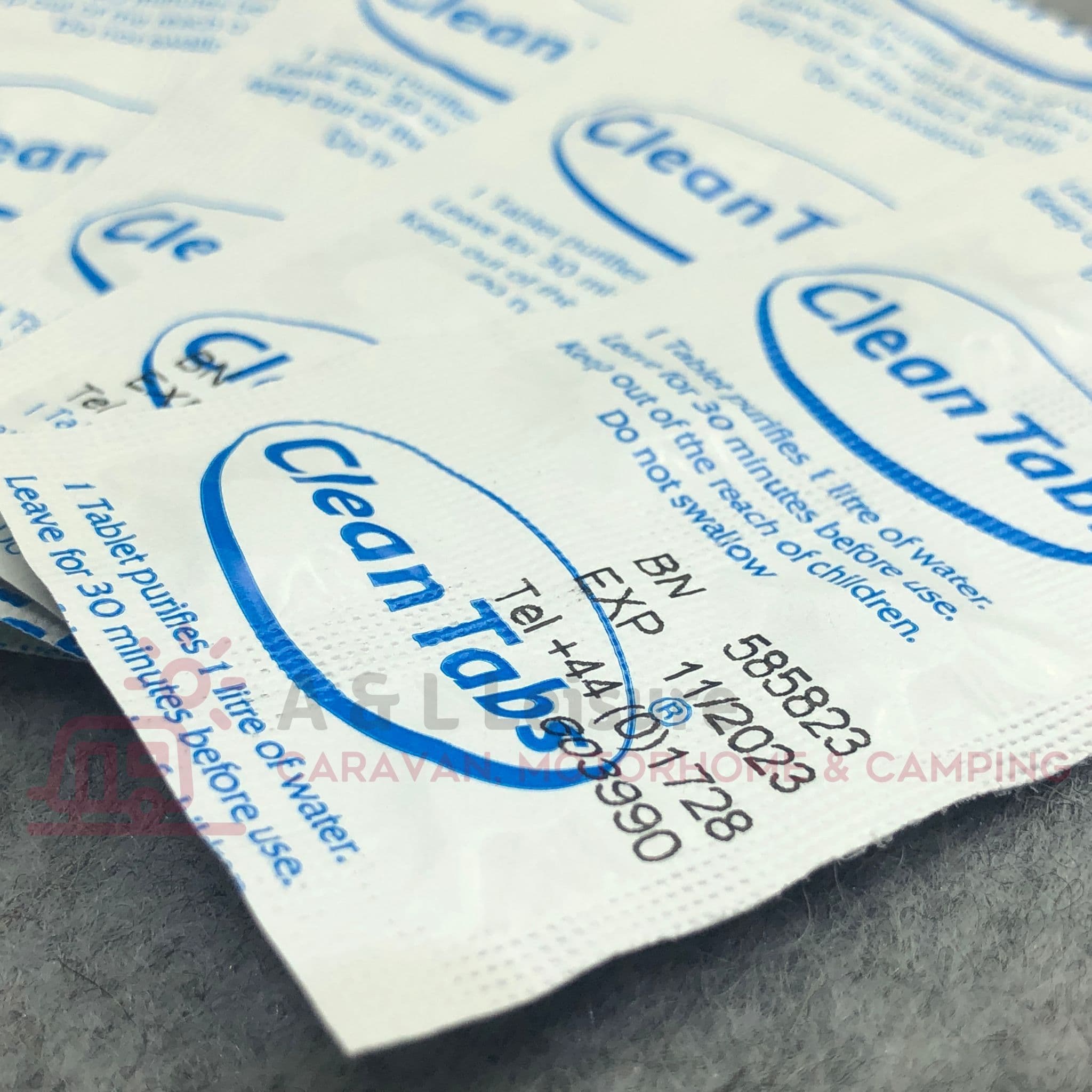 Clean Tabs MINI Water Purification Tablets - Aqua Clean