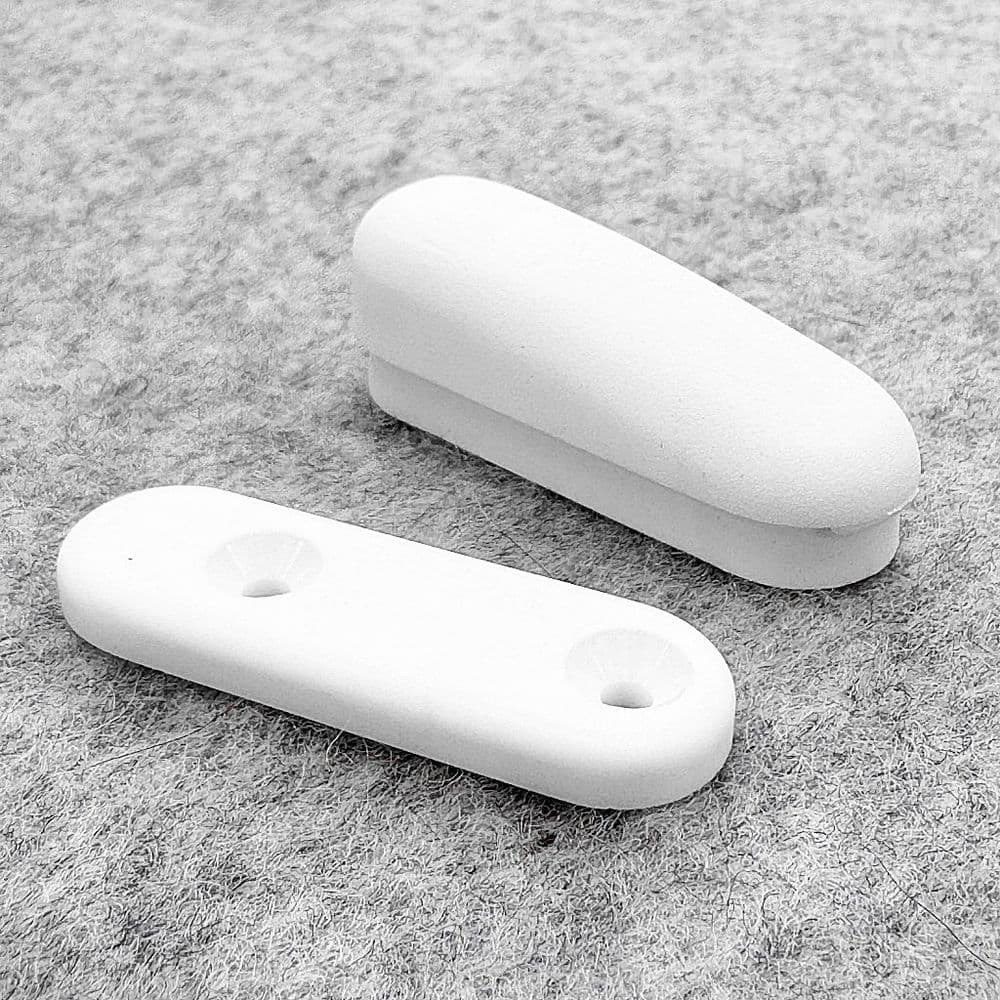 DLS Turn Button Turn Buckle & Plate - White
