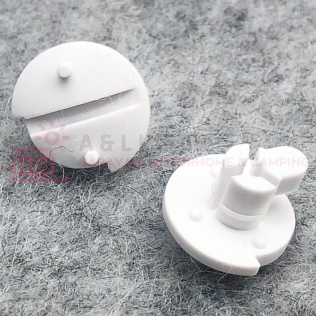 Dometic Fridge Vent Winter Closing Clip - White