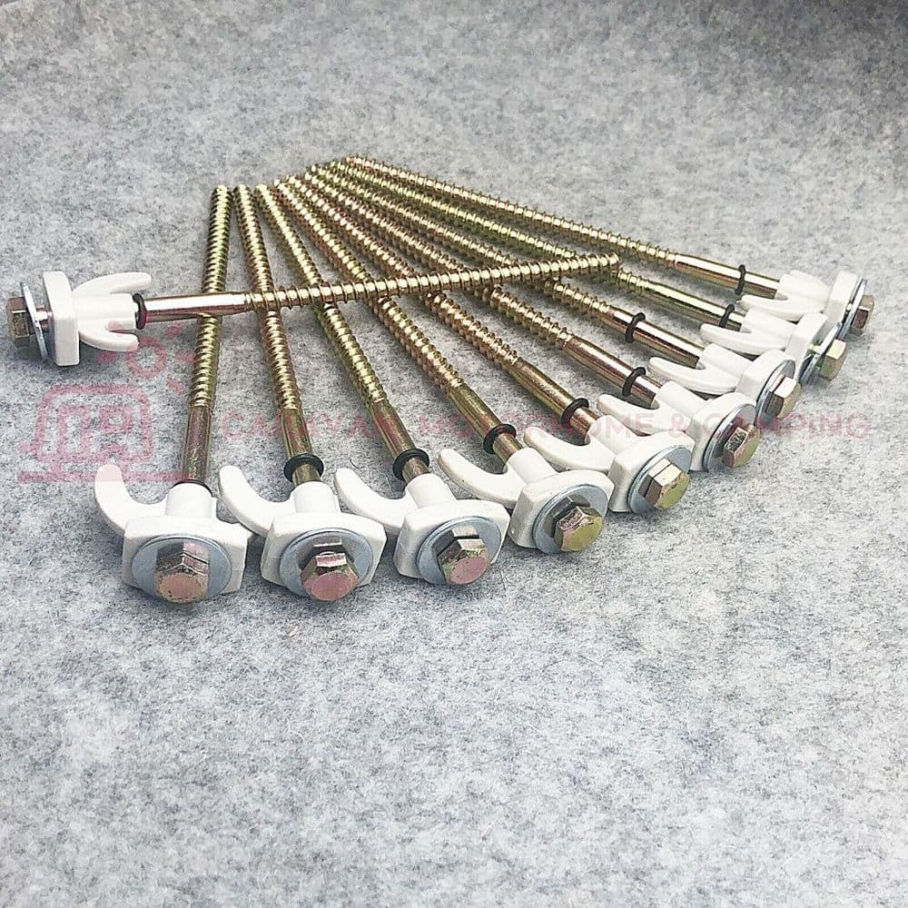 Drill In Heavy Duty Hard Ground / Rock Pegs - Grey