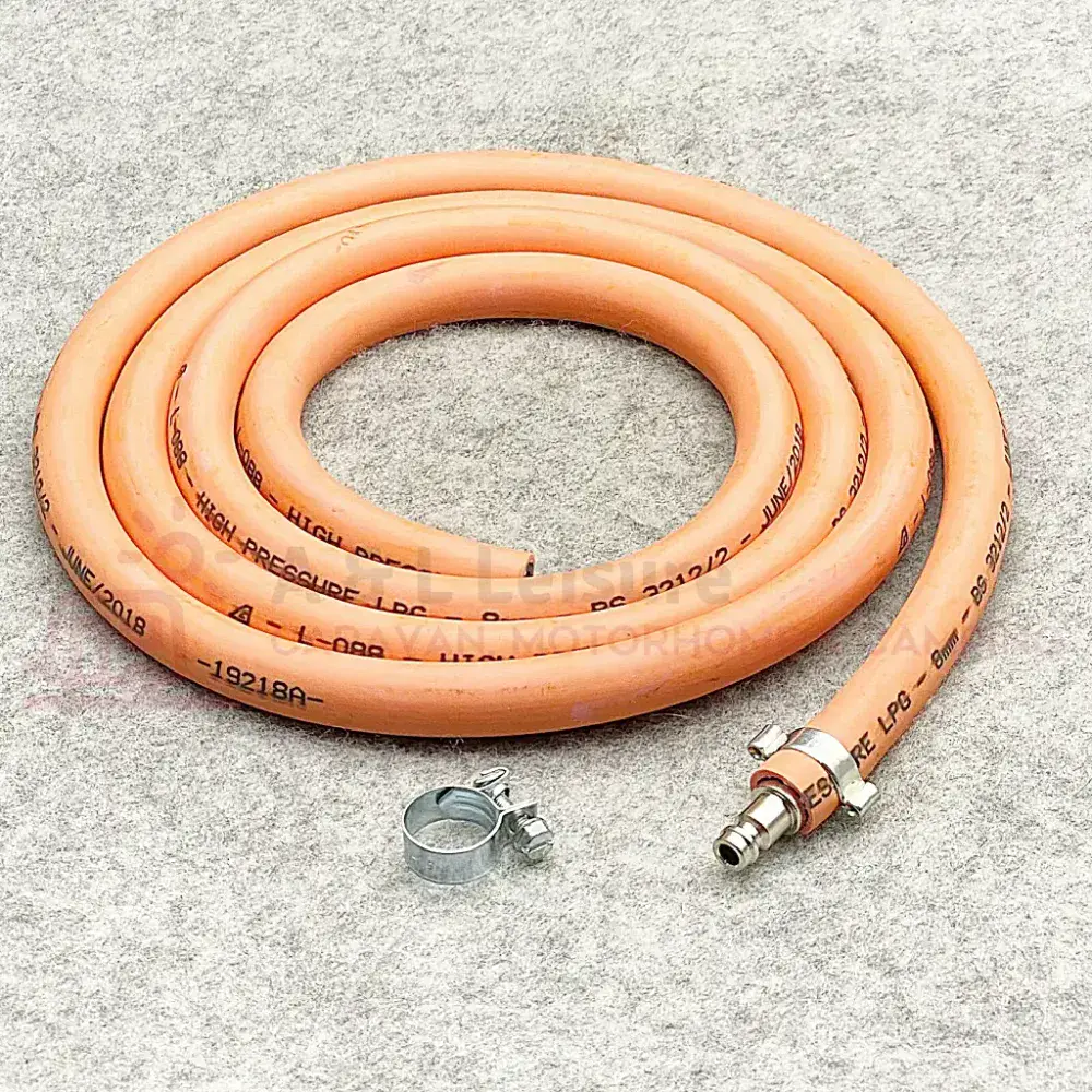 External Gas BBQ Point Nozzle & 2m Hose - For Caravans Manufactured ...