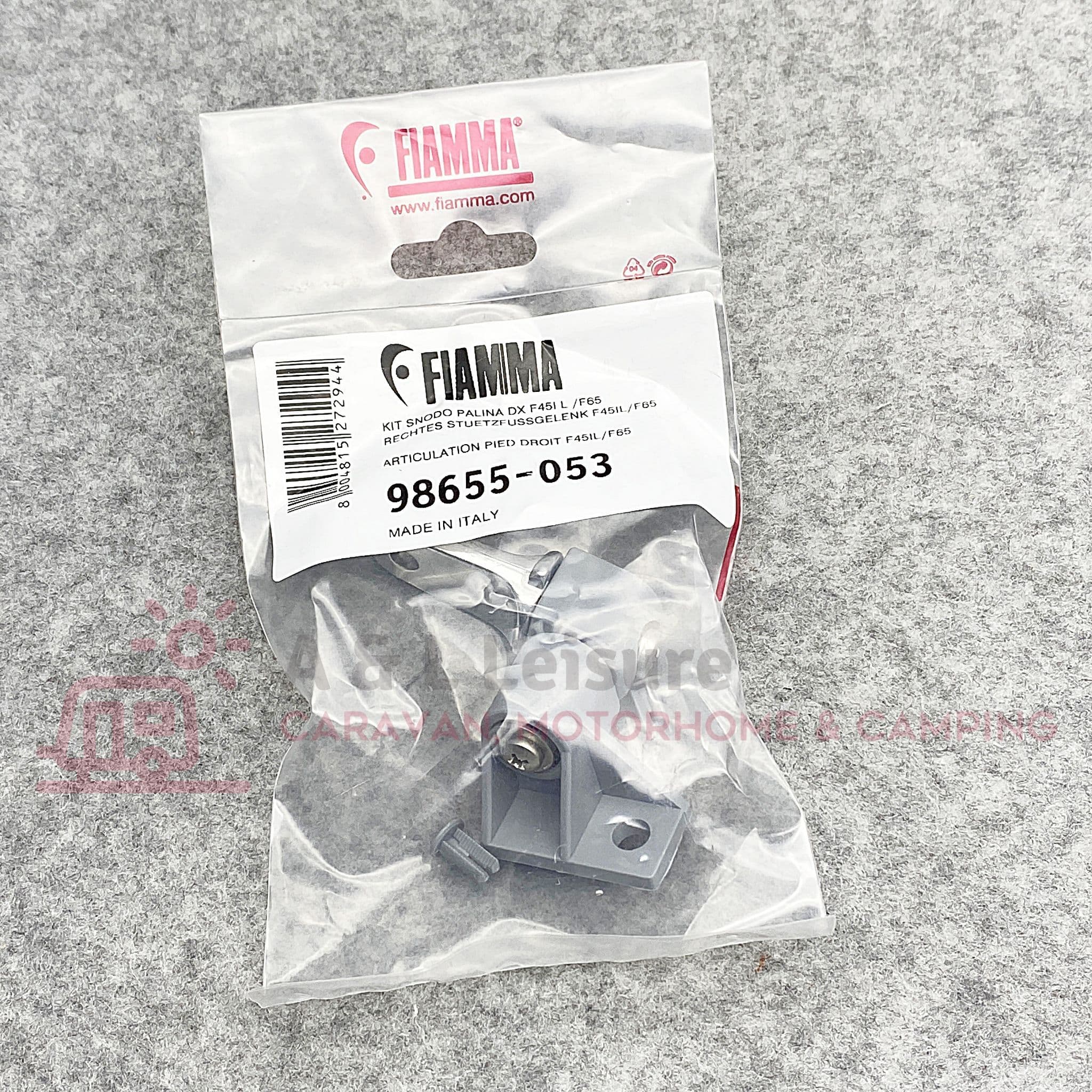Fiamma F45 Plus L F45iL & F65 Right - Hand Leg Knuckle 4 00 - 5 50cm