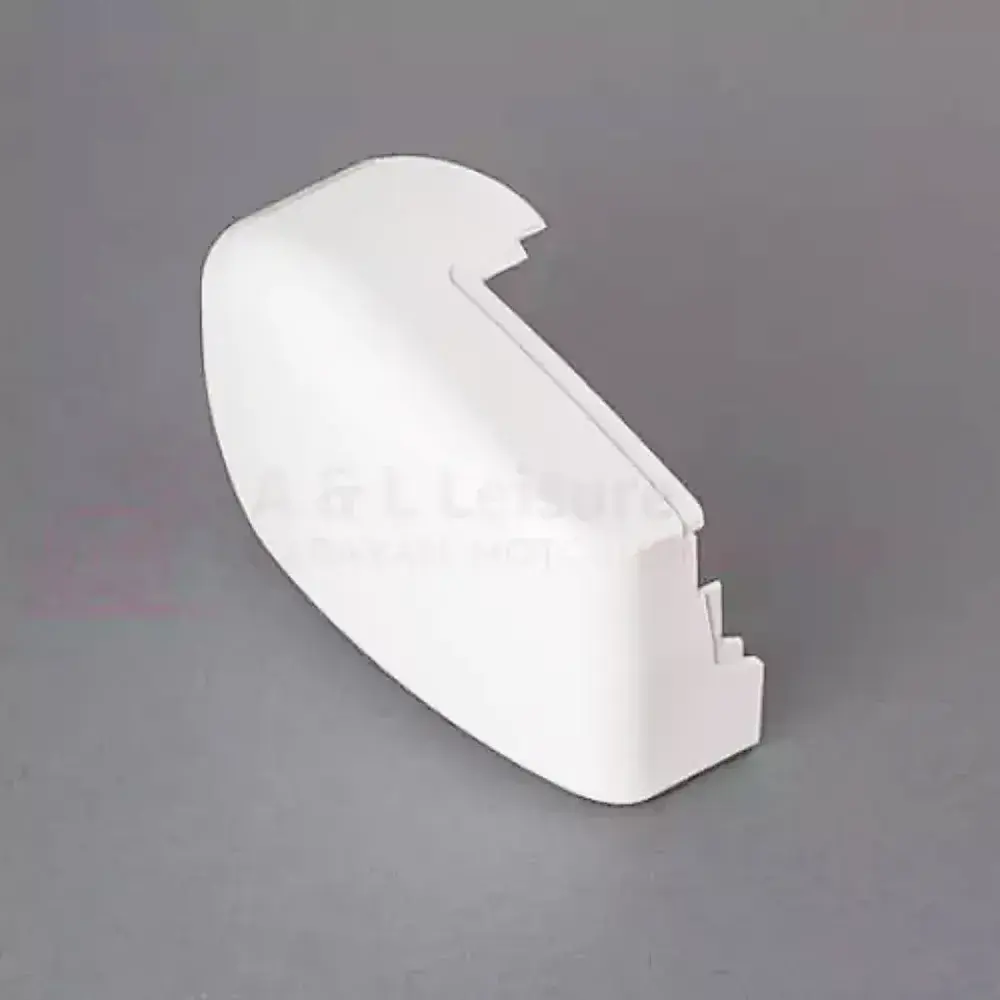 Fiamma F45 Ti 190 - 450cm Left-Hand End Cap - Polar White