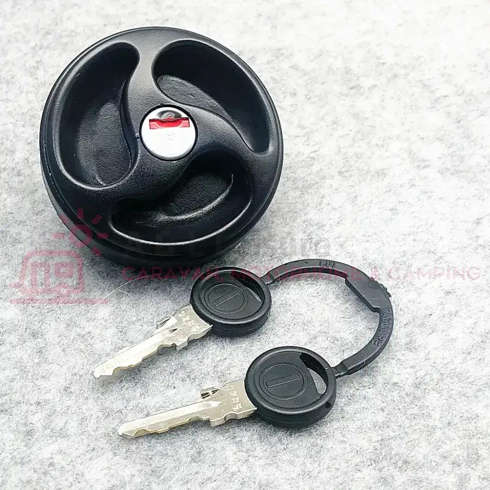 Fresh Water Universal Inlet Water Tank Filler Cap - Black