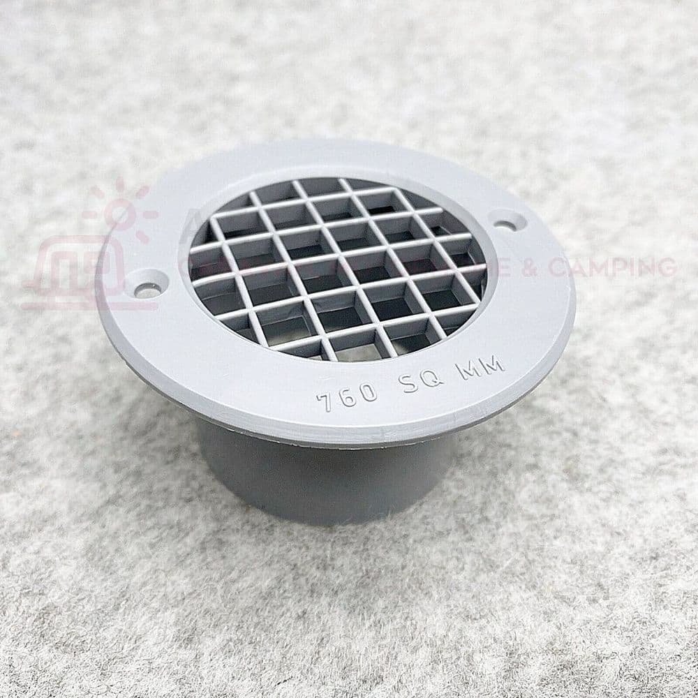 Gas Drop Vent Grey - 75 x 35mm