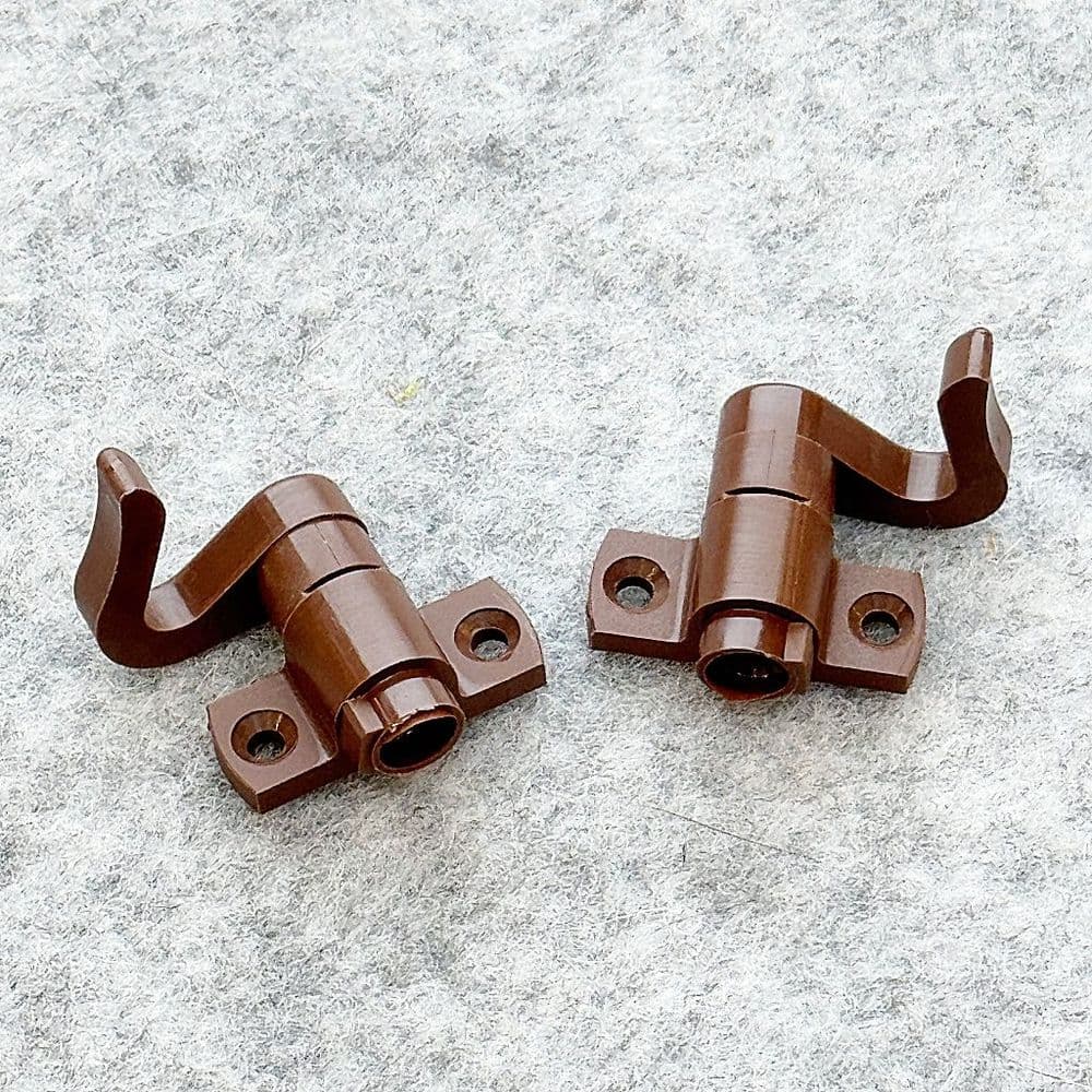 HAFELE Espagnolette Lock Top & Bottom Catch / Hook Set