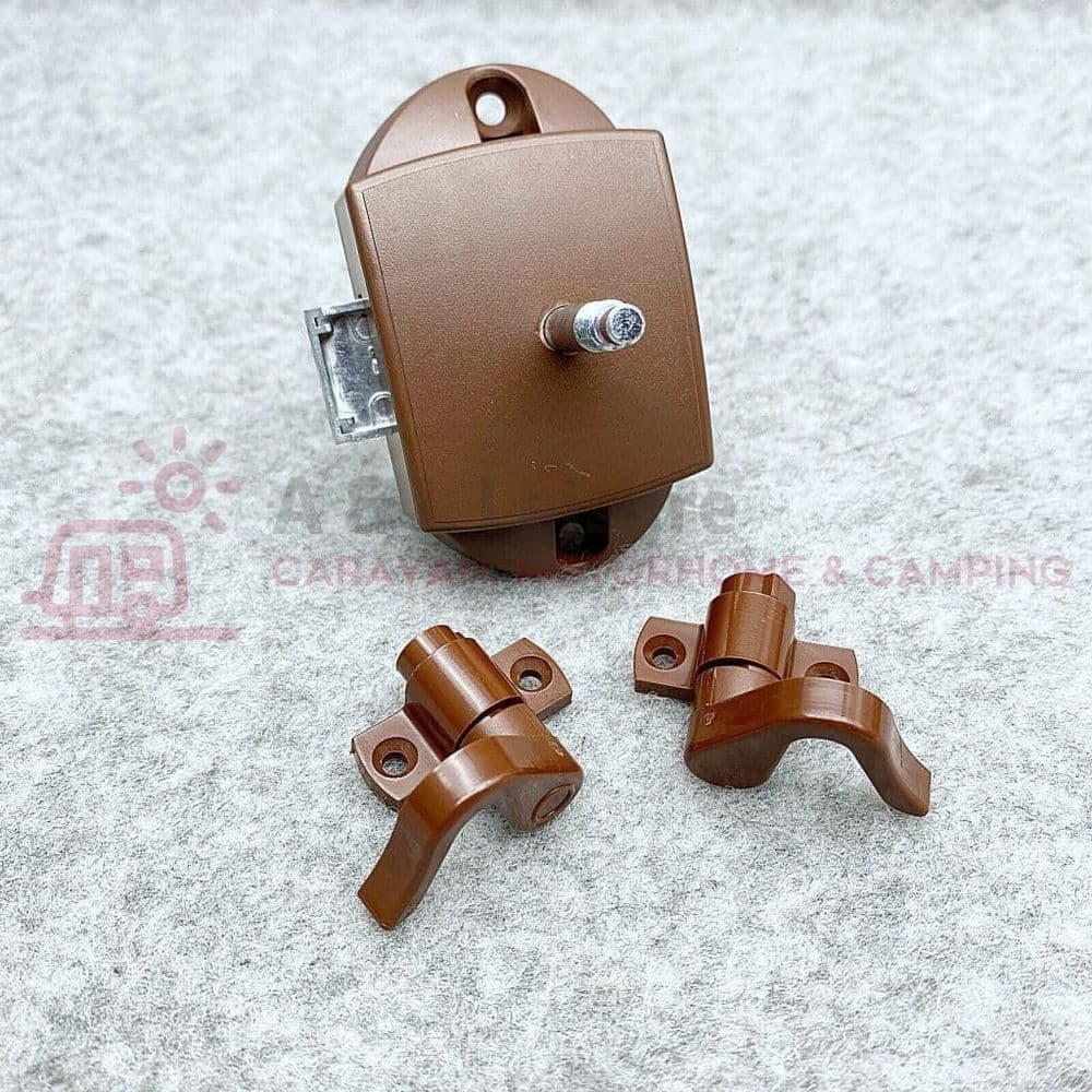 HAFELE Espagnolette Push Button Toilet Door Catch Lock - Rod Version