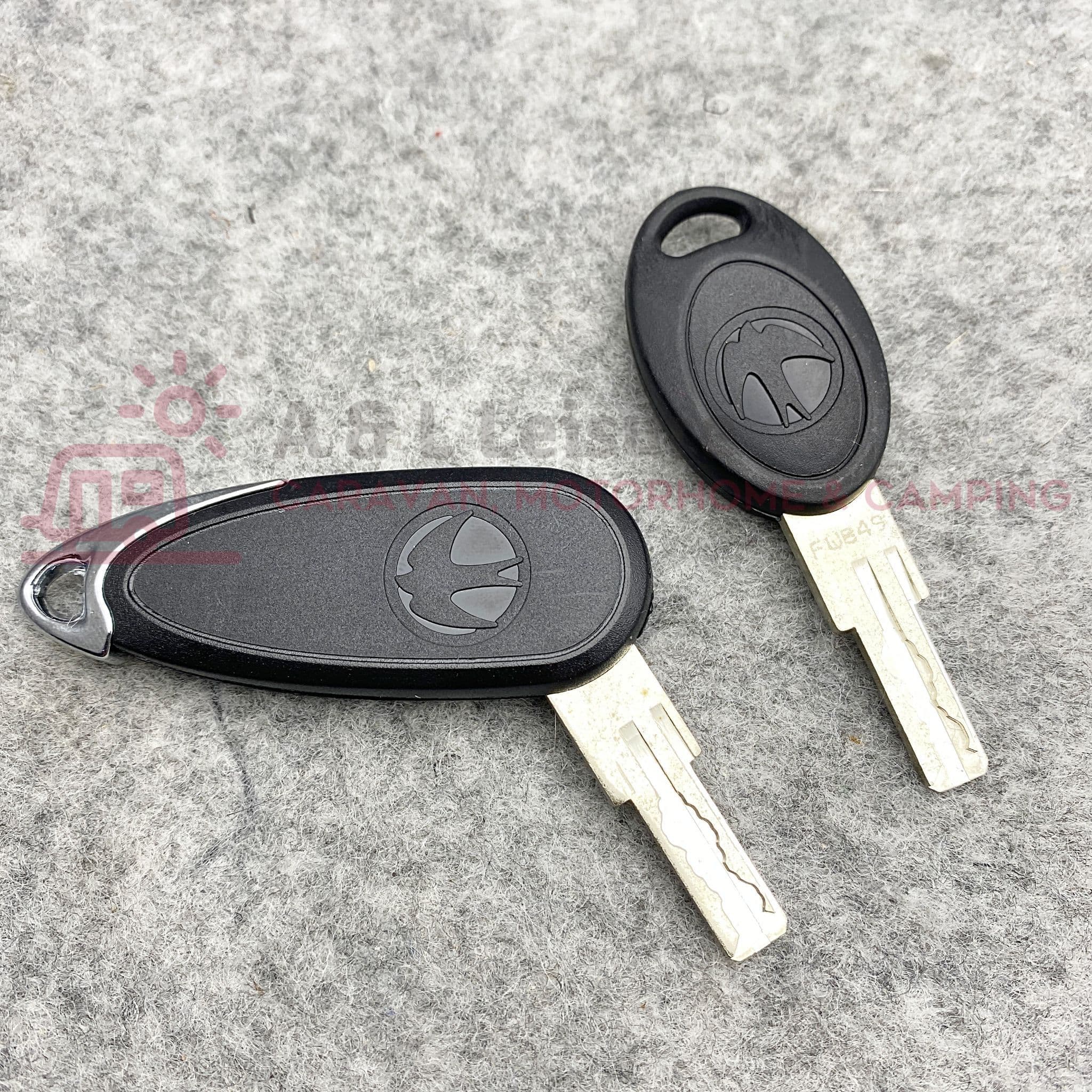 HARTAL FAWO Door Lock 3 x Barrels & Flip Key Set SWIFT Caravans ...