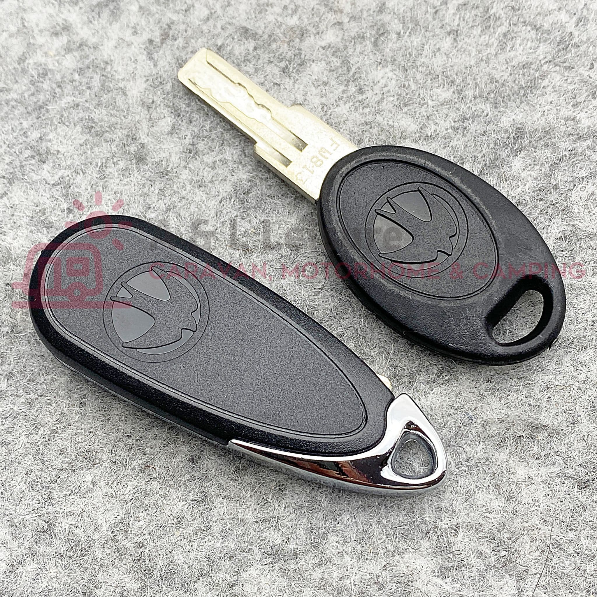 HARTAL FAWO Door Lock 8 x Barrel & Flip Key Set SWIFT Caravans - SWI8CYLSET