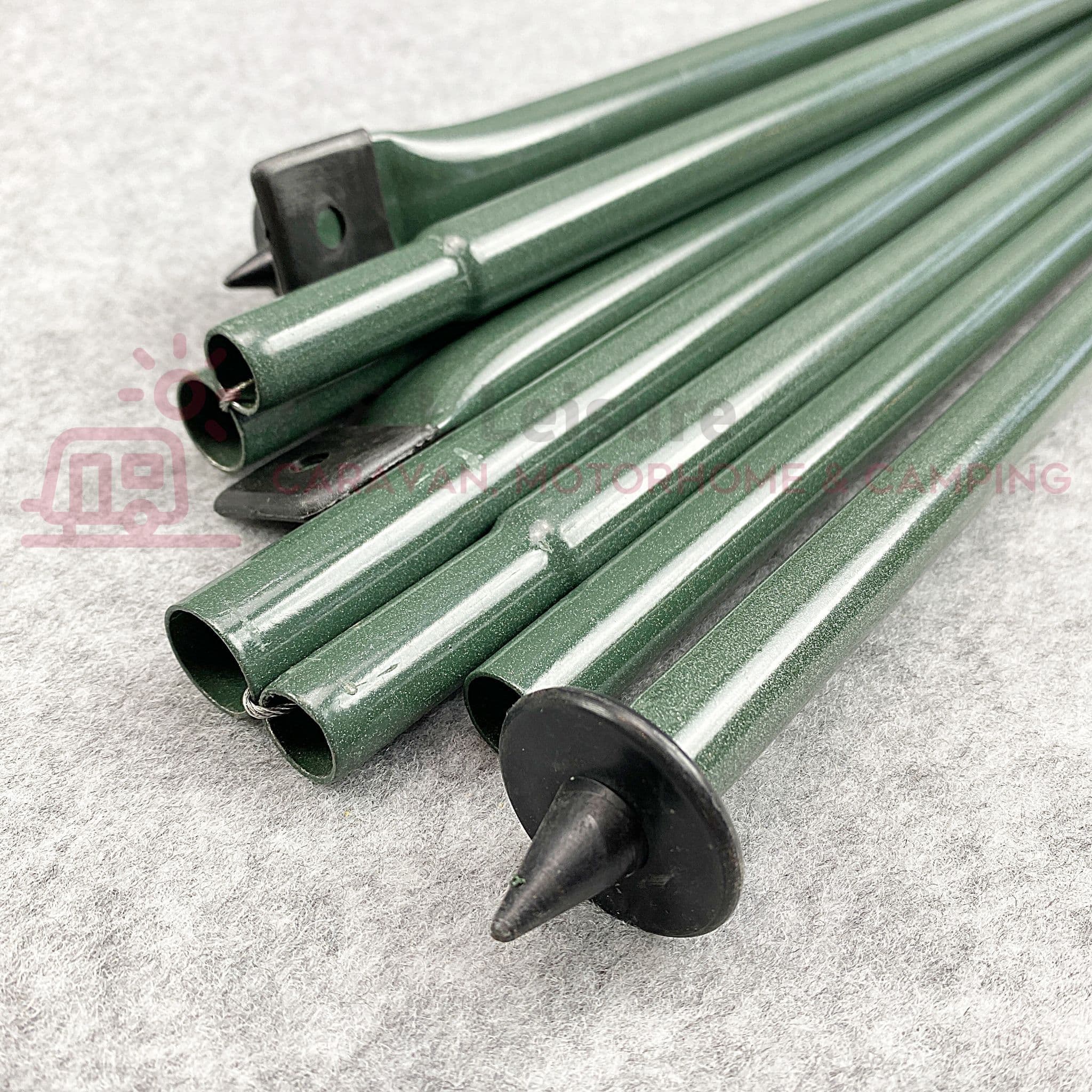 Kampa DOMETIC Sunncamp Rally Fiesta Porch Rear Upright Pole Set STEEL ...