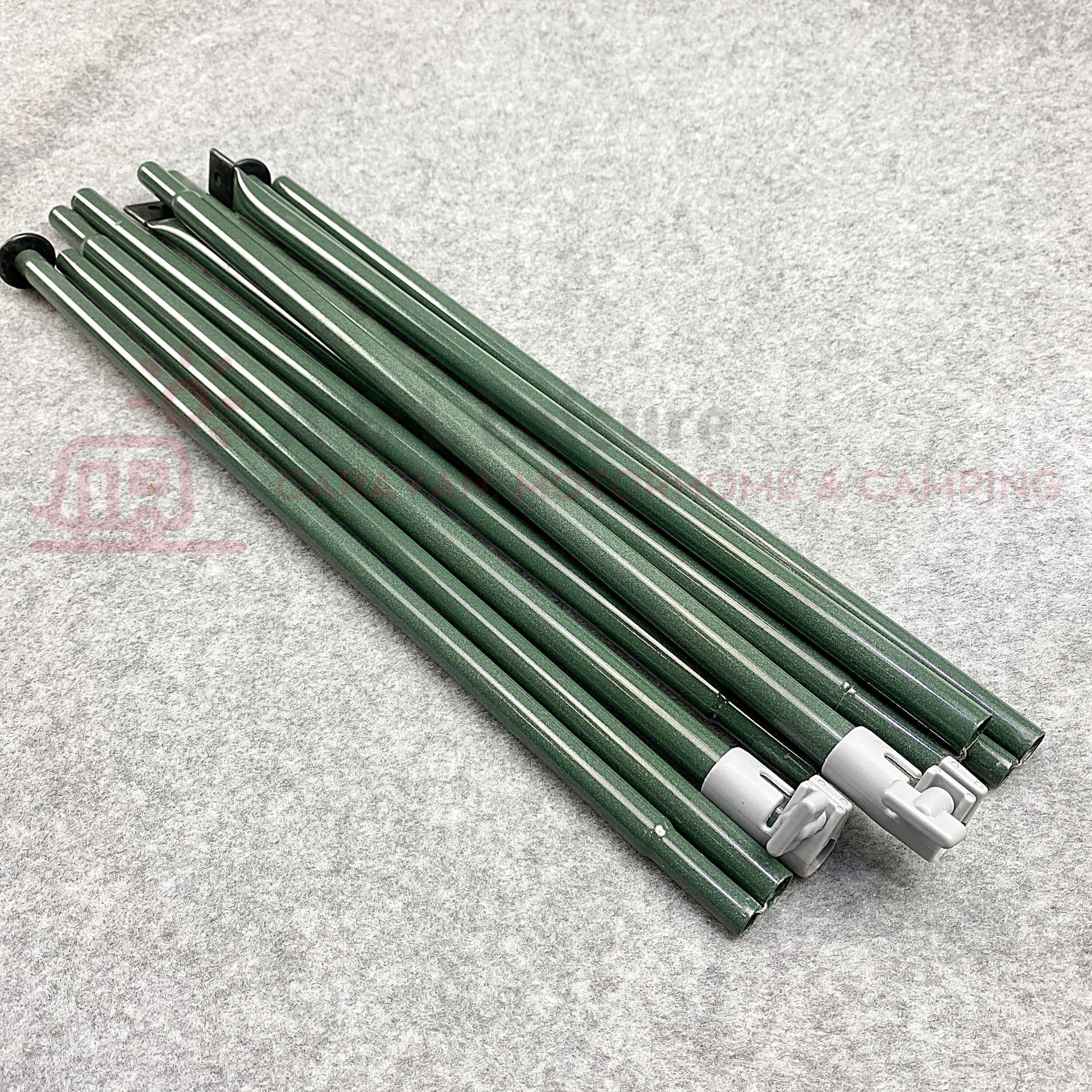 Kampa DOMETIC Sunncamp Rally Fiesta Porch Rear Upright Pole Set STEEL ...