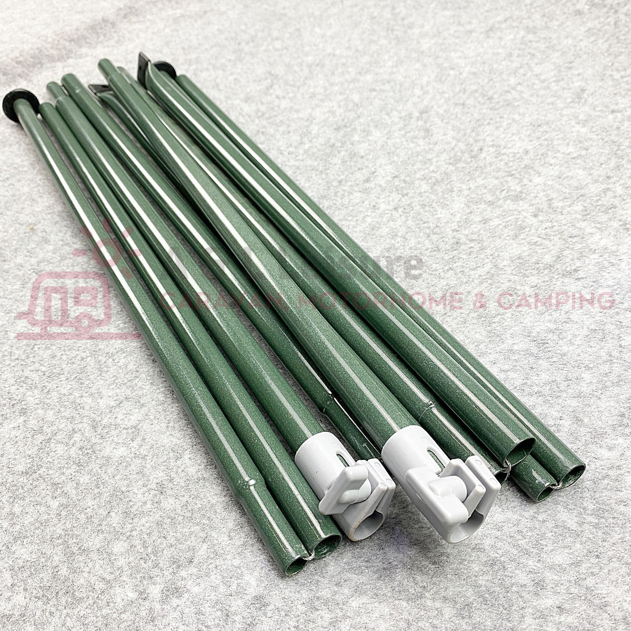 Kampa DOMETIC Sunncamp Rally Fiesta Porch Rear Upright Pole Set STEEL ...