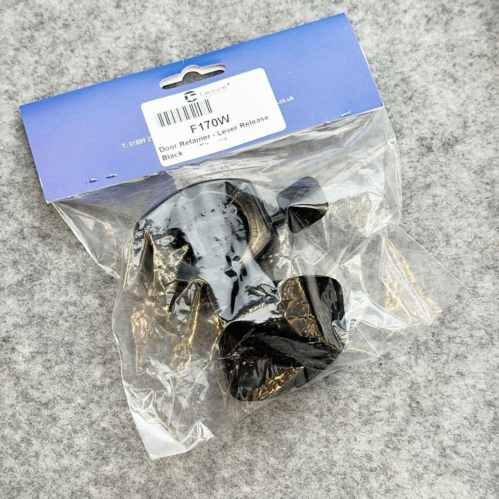 Lever Release Door Retainer - Black