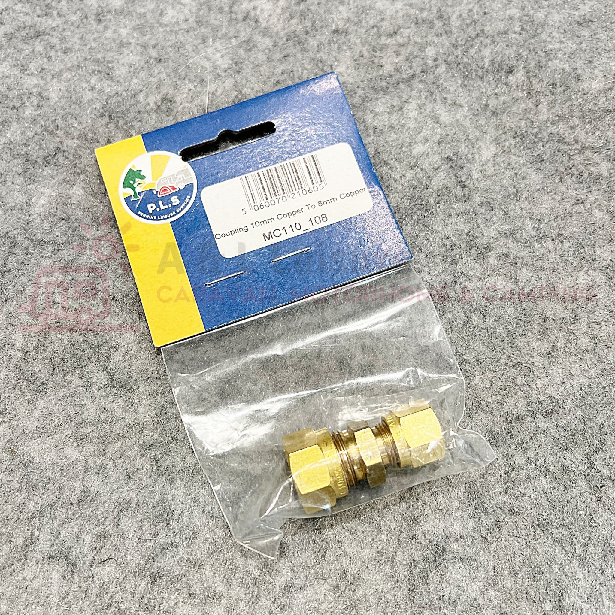 LPG Gas Pipe Reducer Coupling 10mm to 8mm