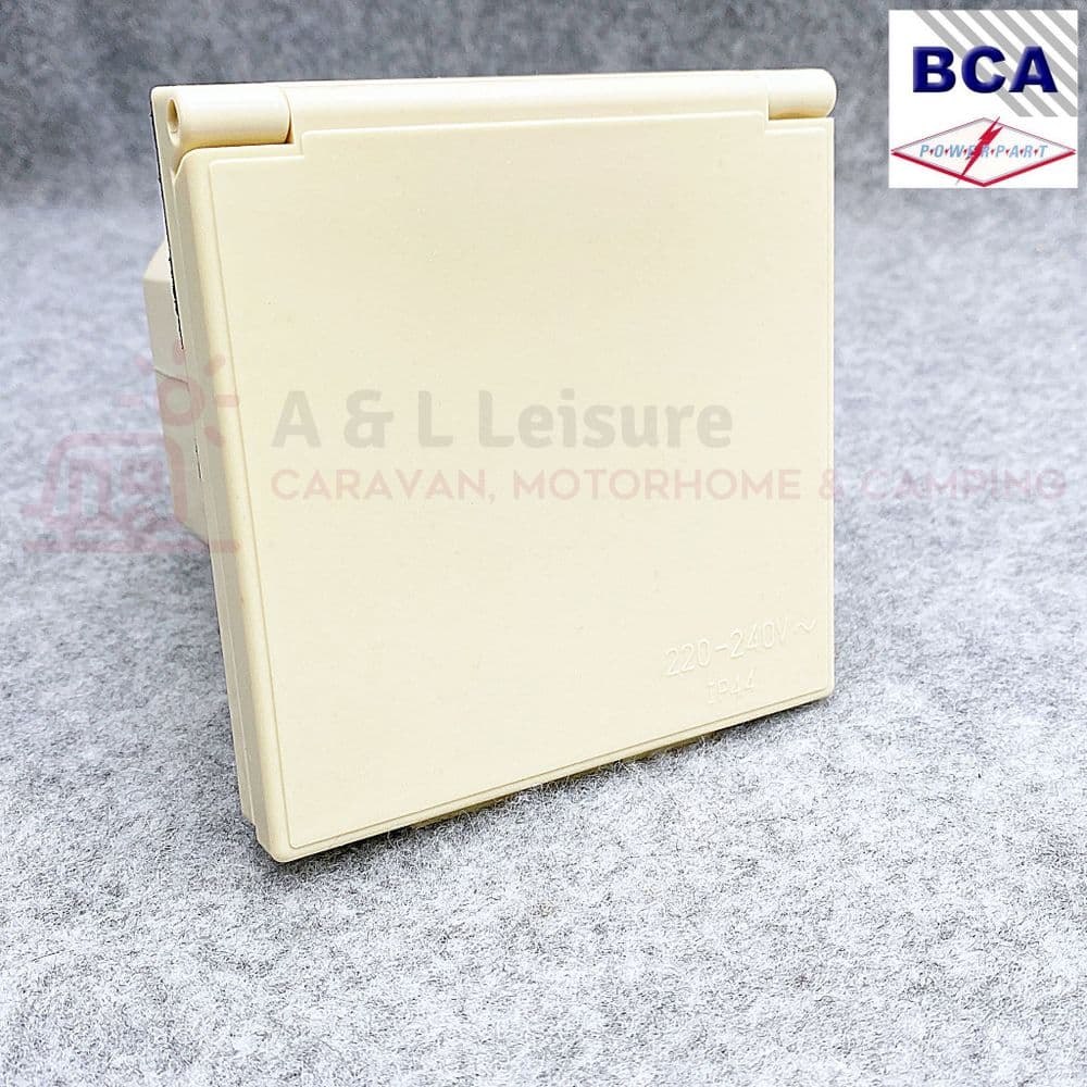 Mains Hook Up Inlet Socket- Caravan Motorhome Camper Flush Fitting ...