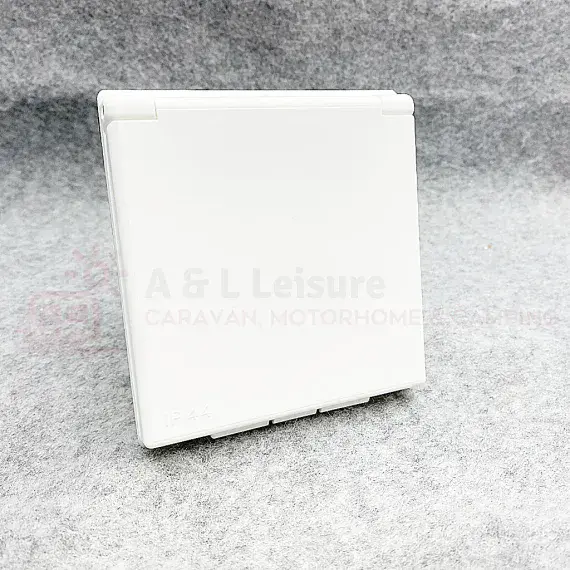 Mains Hook Up Inlet Socket Flush Fitting - WHITE