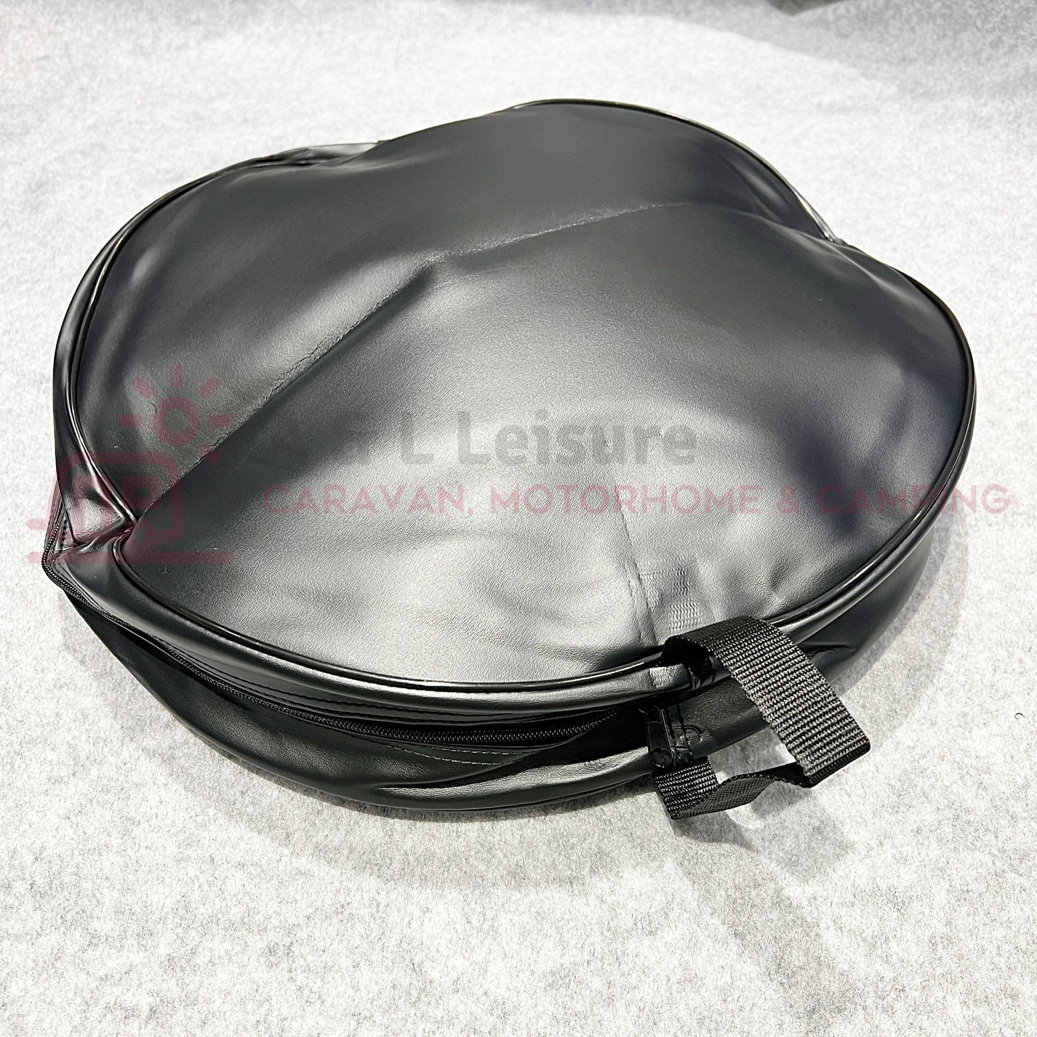 Mains Hook Up Lead Storage Bag for 25m Hookup Cable - Black